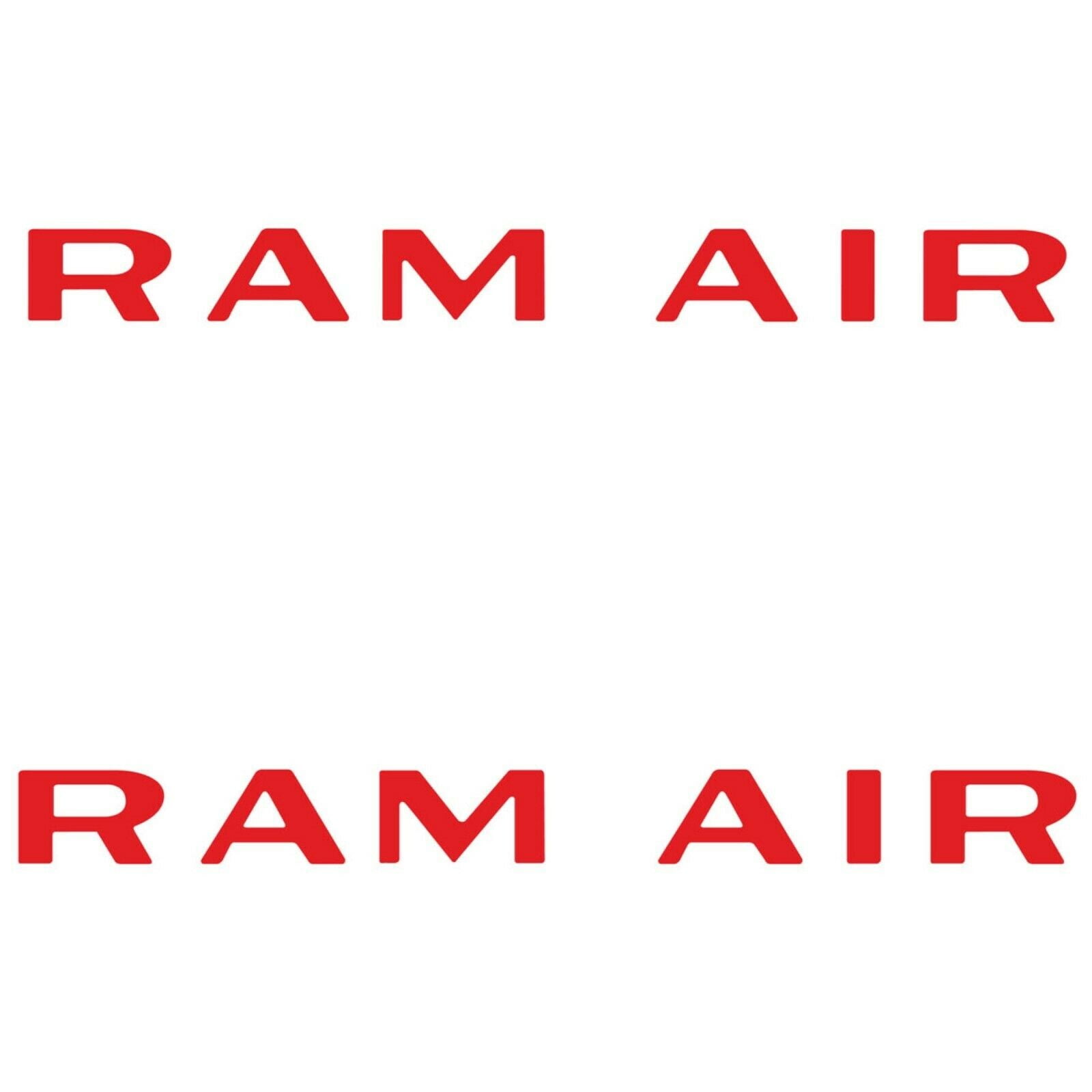 RestoParts Red Ram Air Hood Scoop Decals Set of 2 1971-1972 Pontiac GTO ...