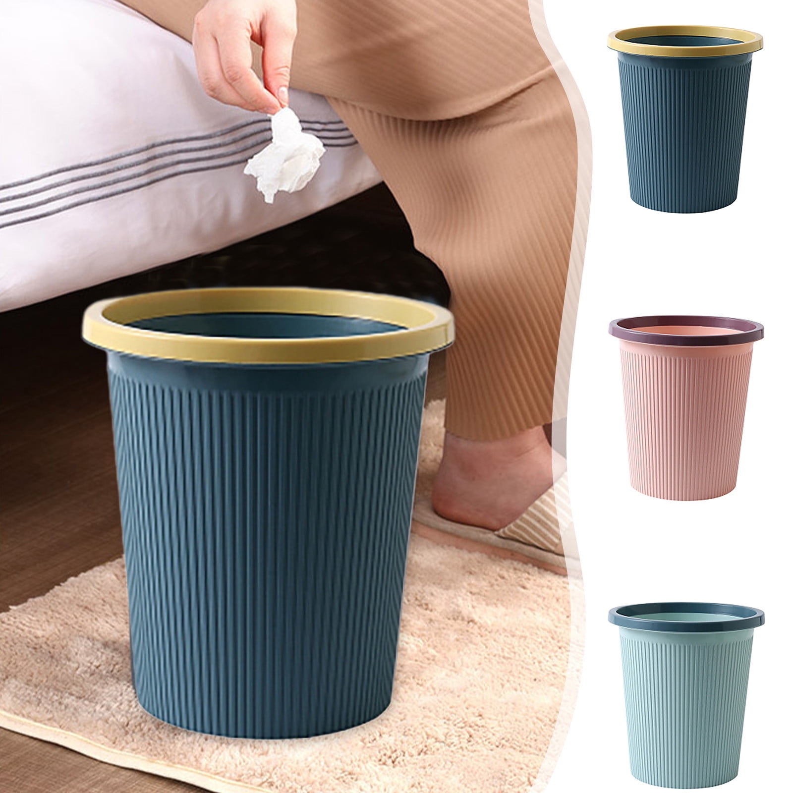 Restocked Now, Small Space Trash Can, Compact Waste Bin, Waterproof ...