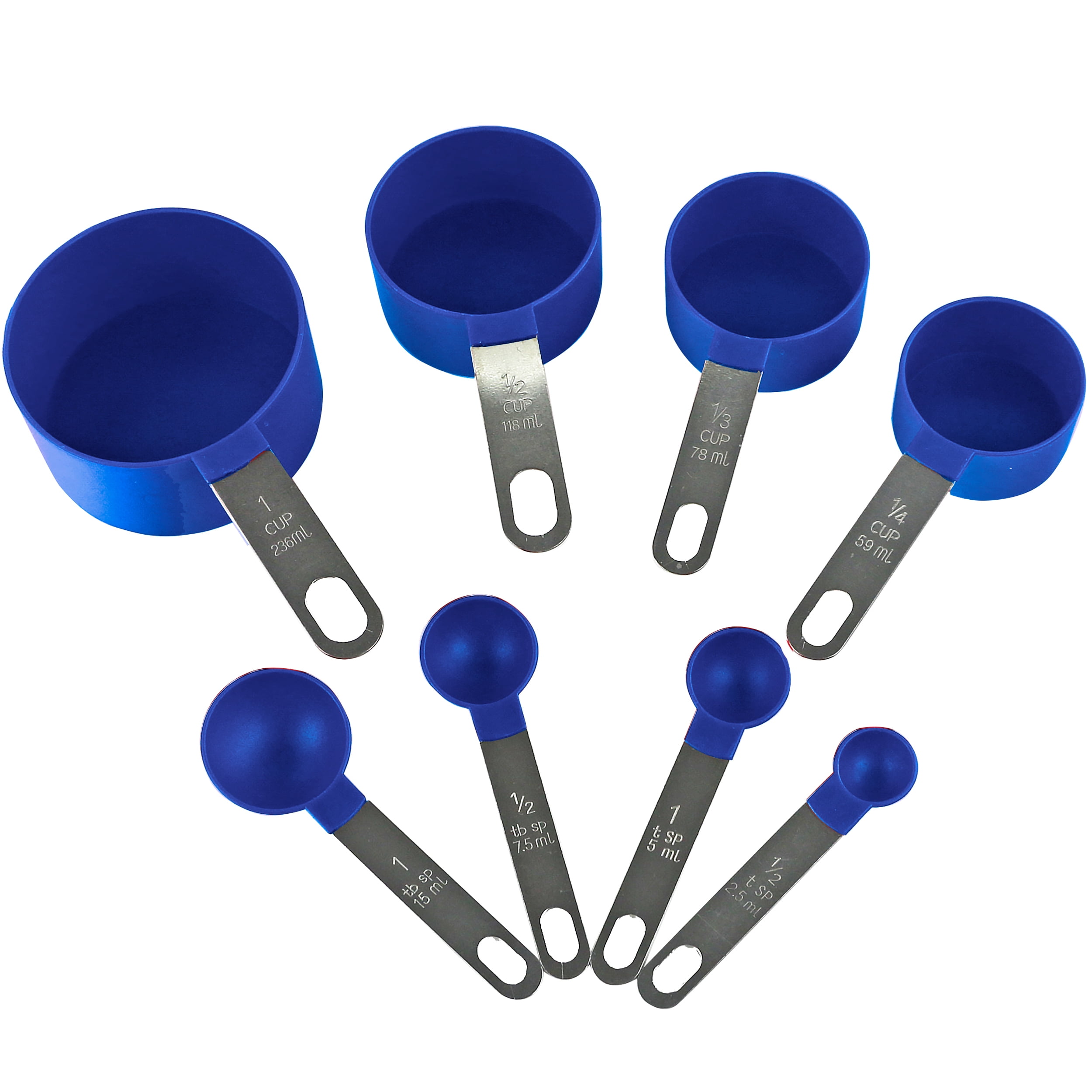 Reston Lloyd 8pc Measuring Cups & Spoons for Dry & Liquid Ingredients ...