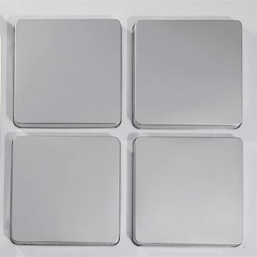 Calypso Basics White Rectangular Gas Burner Cover Set of 2, 11x19 ...