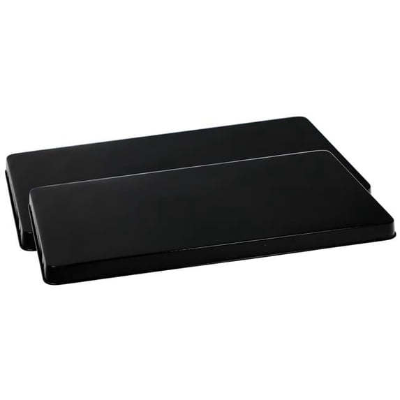 Reston Lloyd Gas Rectangular Tin Buner Cover Set 2 Black - Walmart.com
