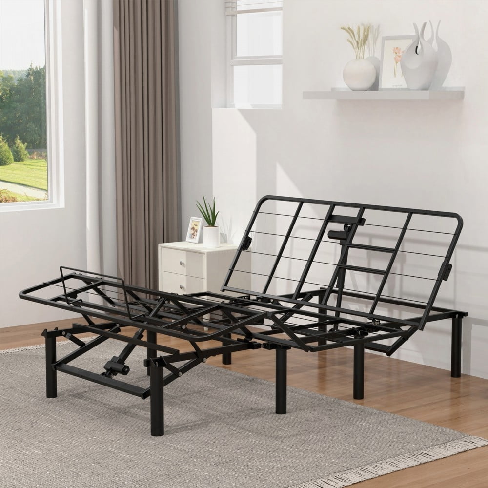 Restonic Adjustable Bed Base - 3-Fold Design, Dual USB, Remote - Walmart.com