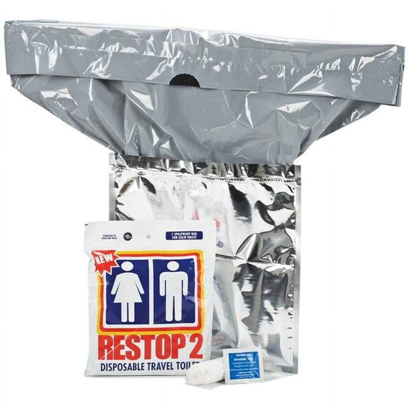 Restop RS2 Wilderness Kit: Disposable Waste Bag with Sanitary Tissue ...