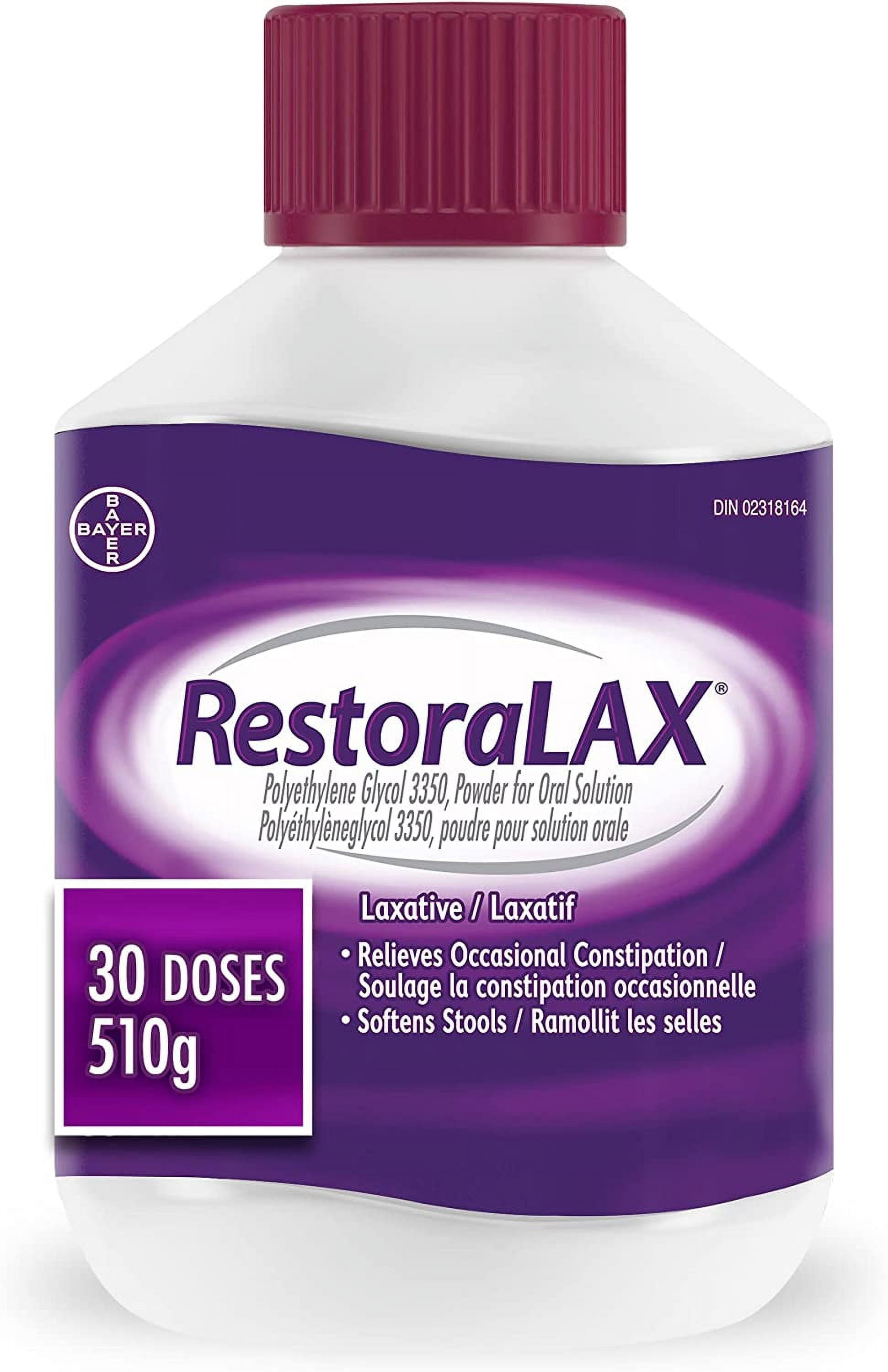Customer reviews for RestoraLAX: Powder Laxative - 30 Doses - 510g ...