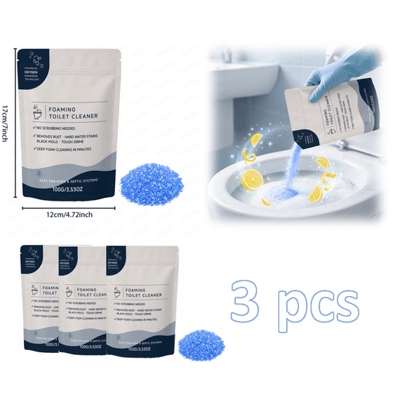 Restorabowl Foaming Cleaning Powder, Fresh Scent Daily Care Powder ...