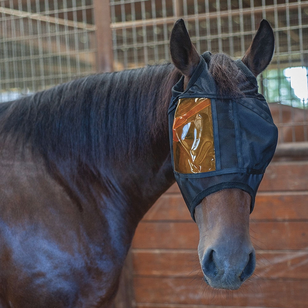 Restoration Equine Mask with Eye Patch by XpertEquine - Walmart.com