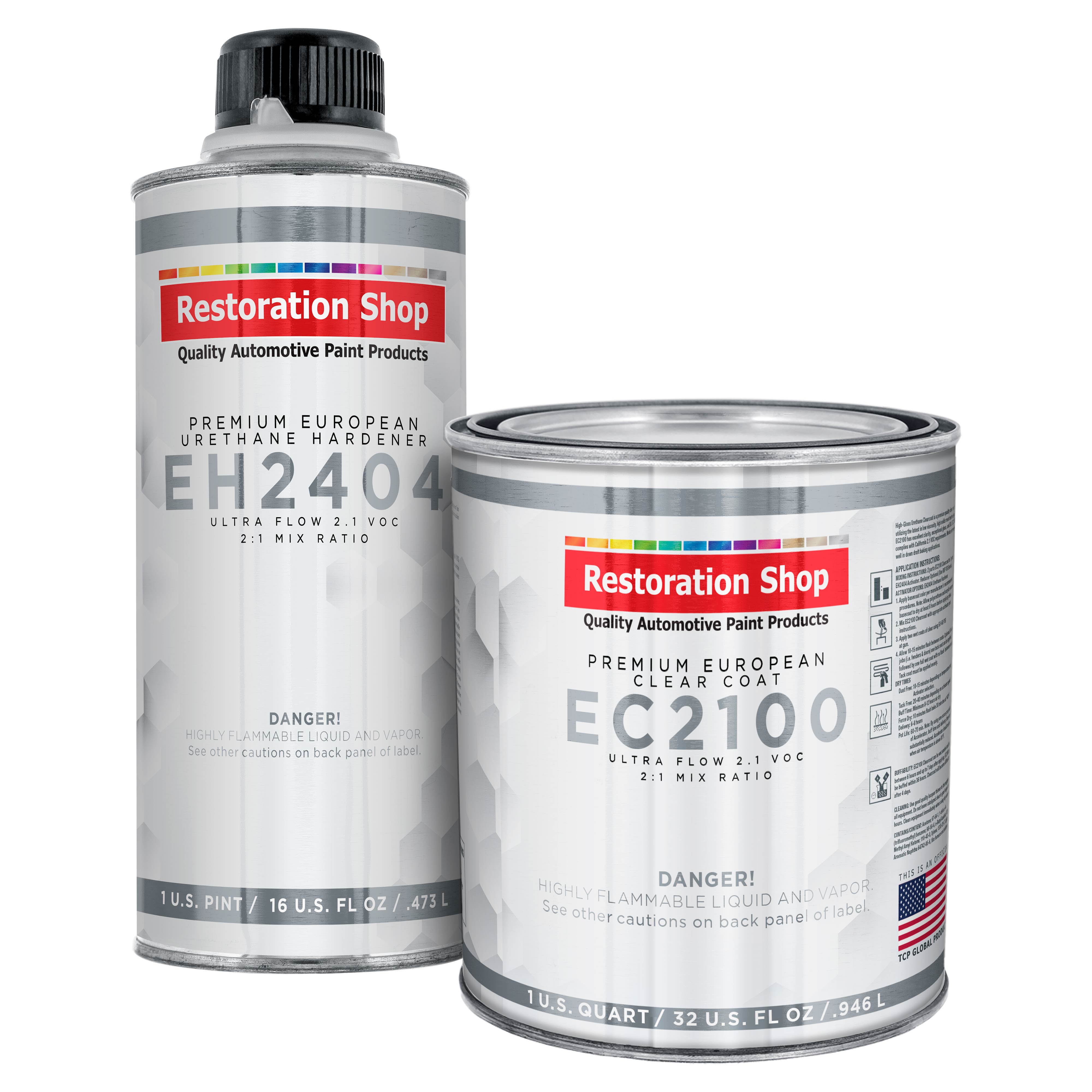Restoration Shop 1.5 Quart Ultra Flow Premium European Clearcoat Auto ...