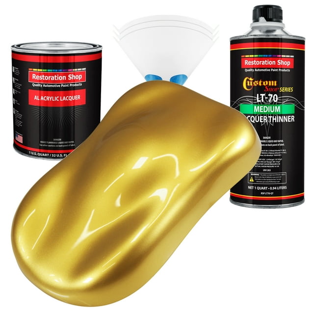 Restoration Shop - Anniversary Gold Metallic Acrylic Lacquer Auto Paint ...