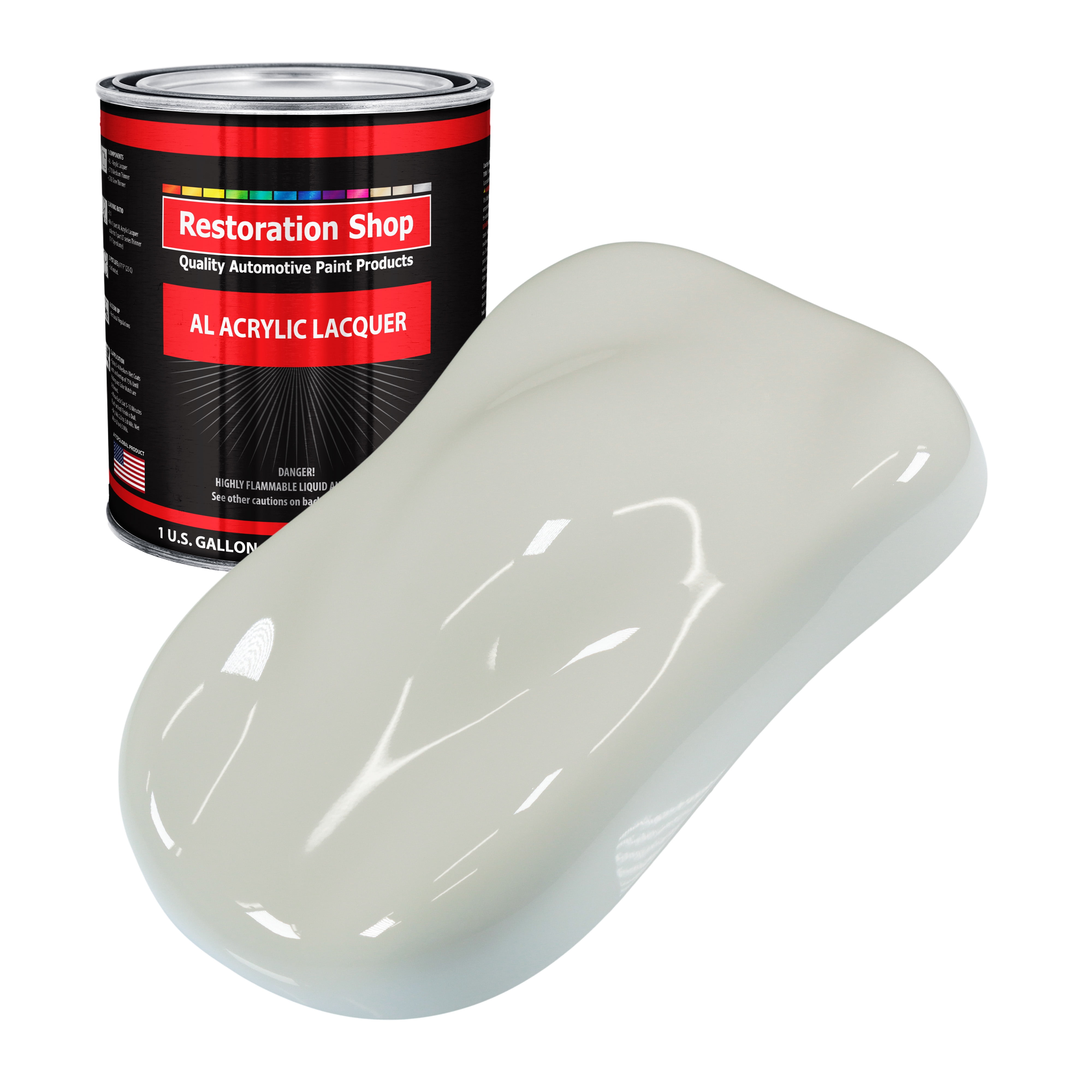 Restoration Shop - Arctic White Acrylic Lacquer Auto Paint - Gallon ...