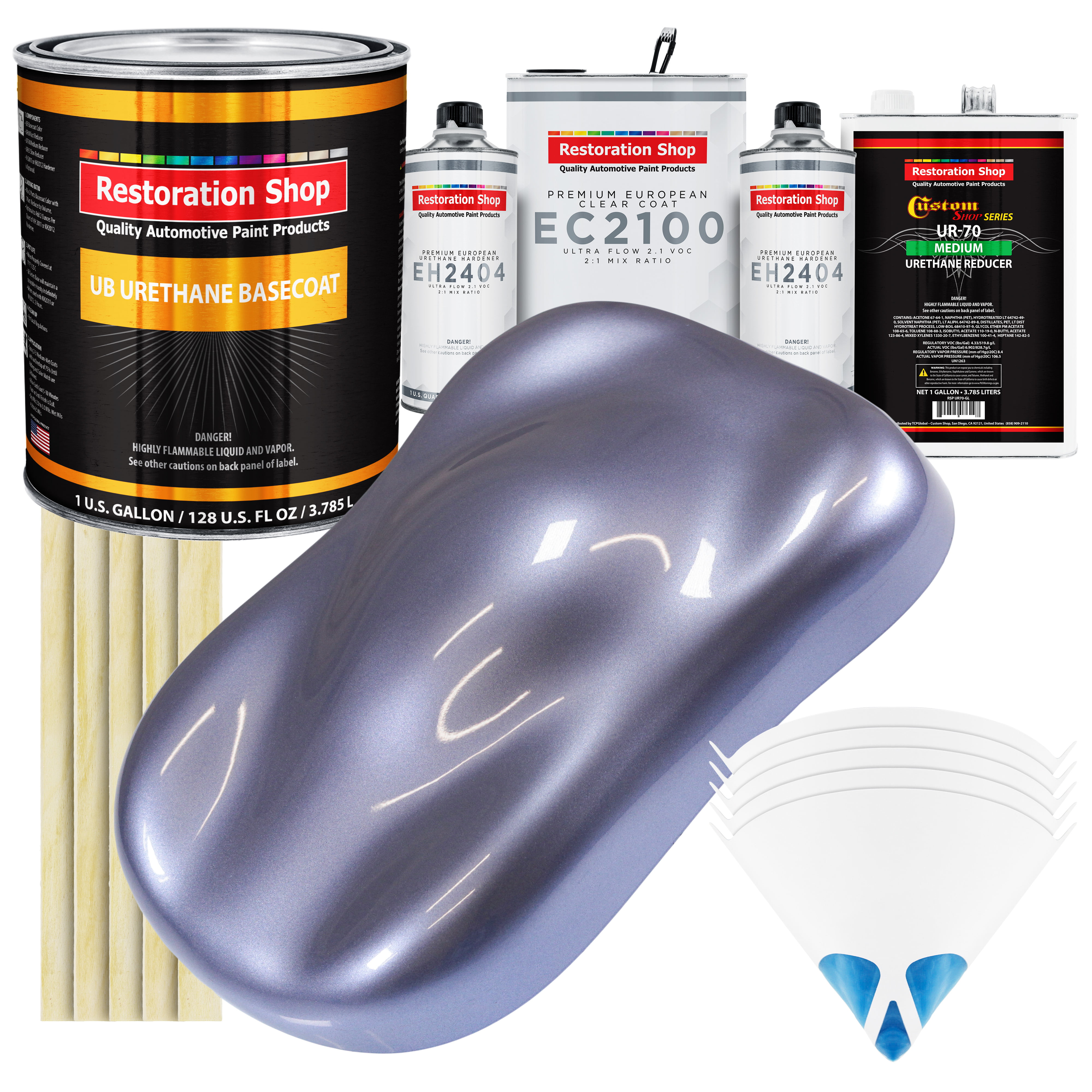 Restoration Shop - Astro Blue Metallic Urethane Basecoat with European ...