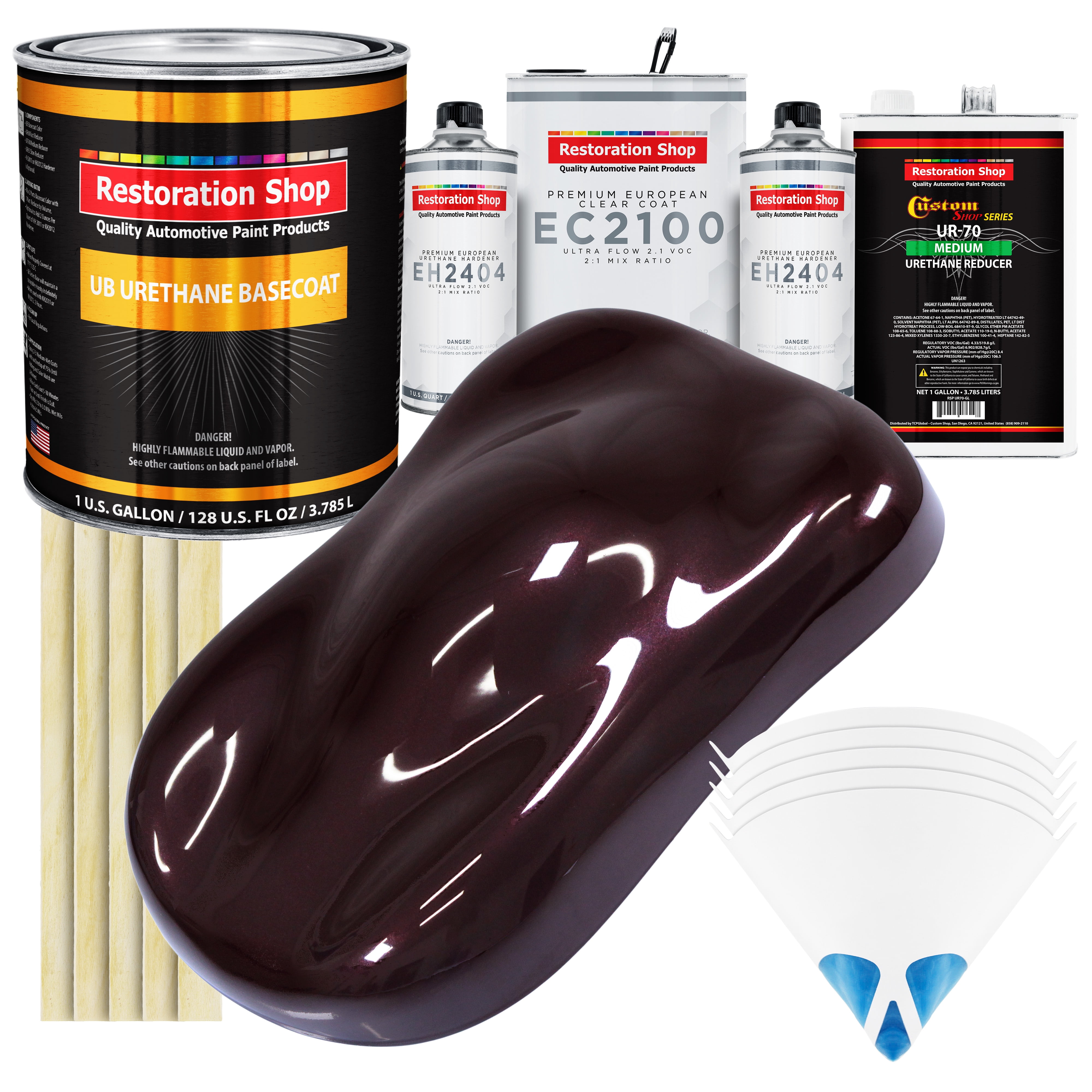 Restoration Shop - Black Cherry Pearl Urethane Basecoat with European ...