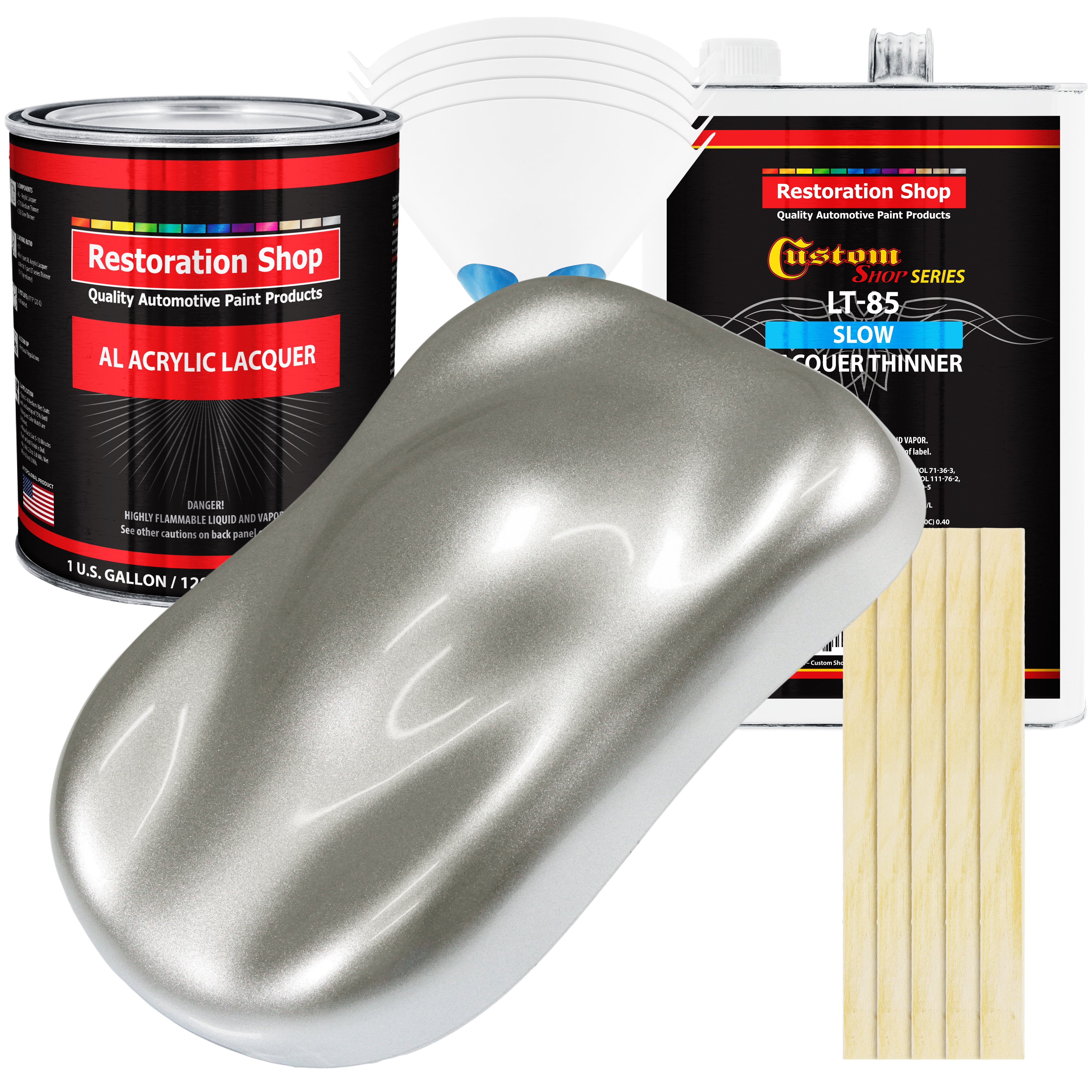 Restoration Shop - Brilliant Silver Firemist Acrylic Lacquer Auto Paint ...