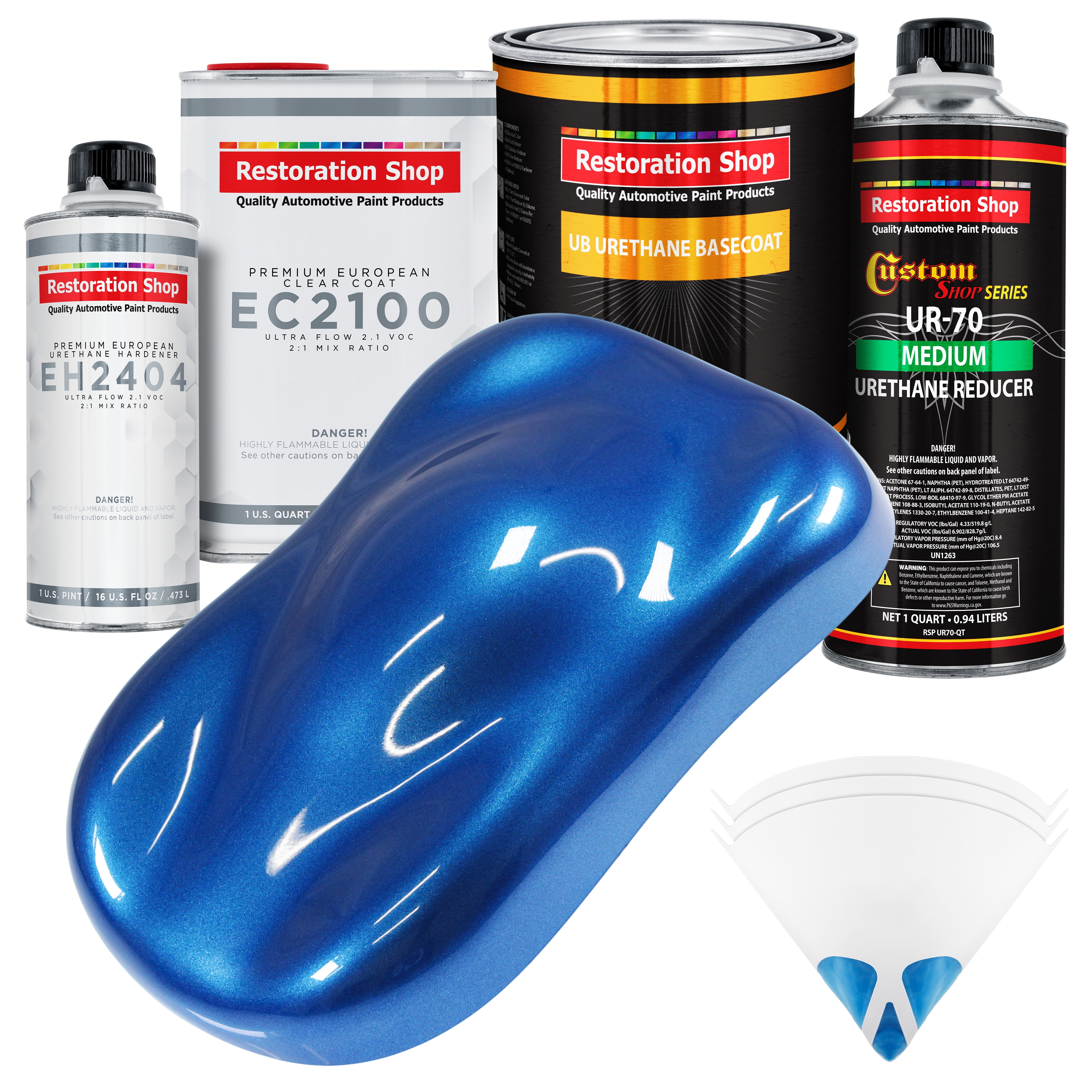 Restoration Shop - Burn Out Blue Metallic Urethane Basecoat with ...