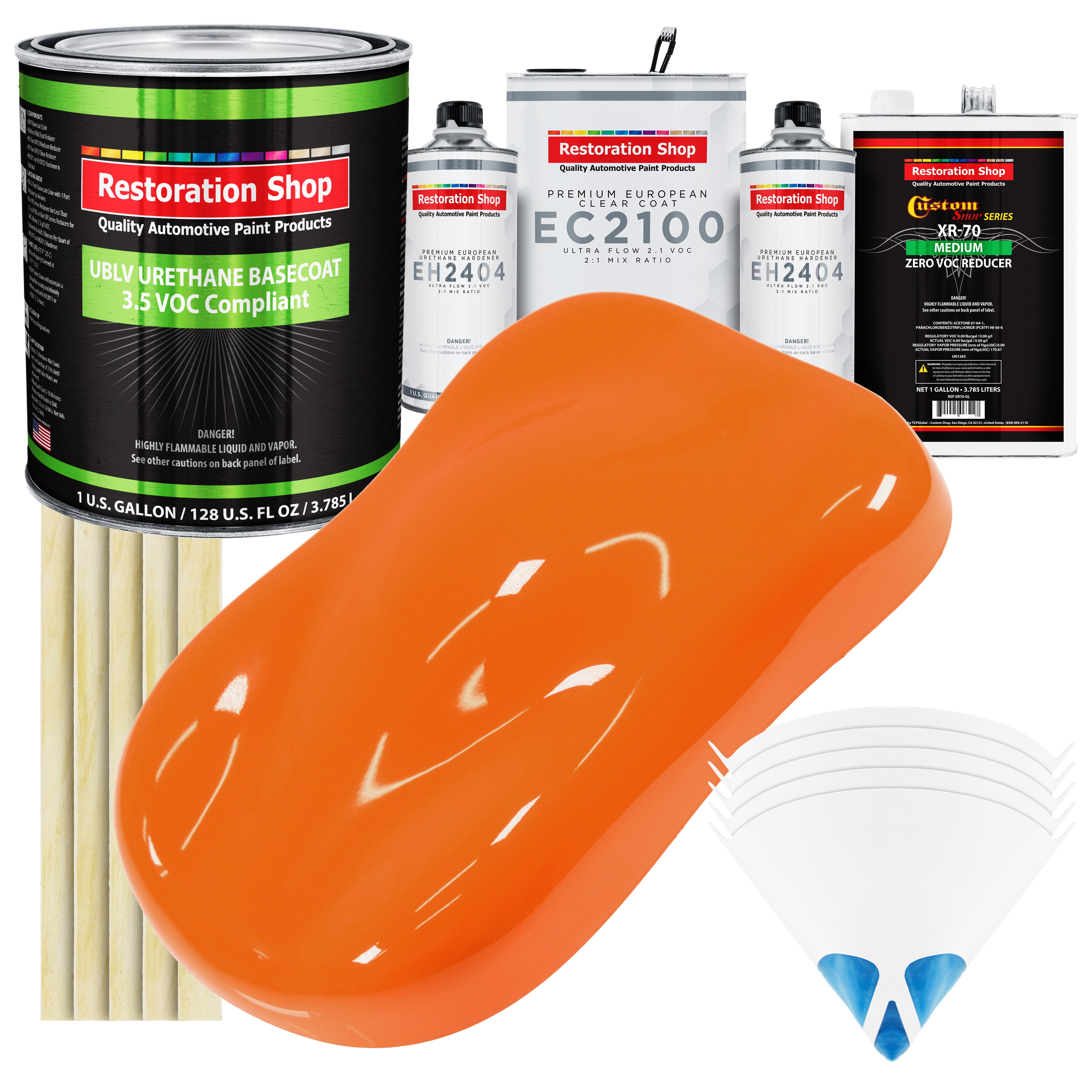 Restoration Shop - California Orange - Low V.O.C. Urethane Basecoat ...