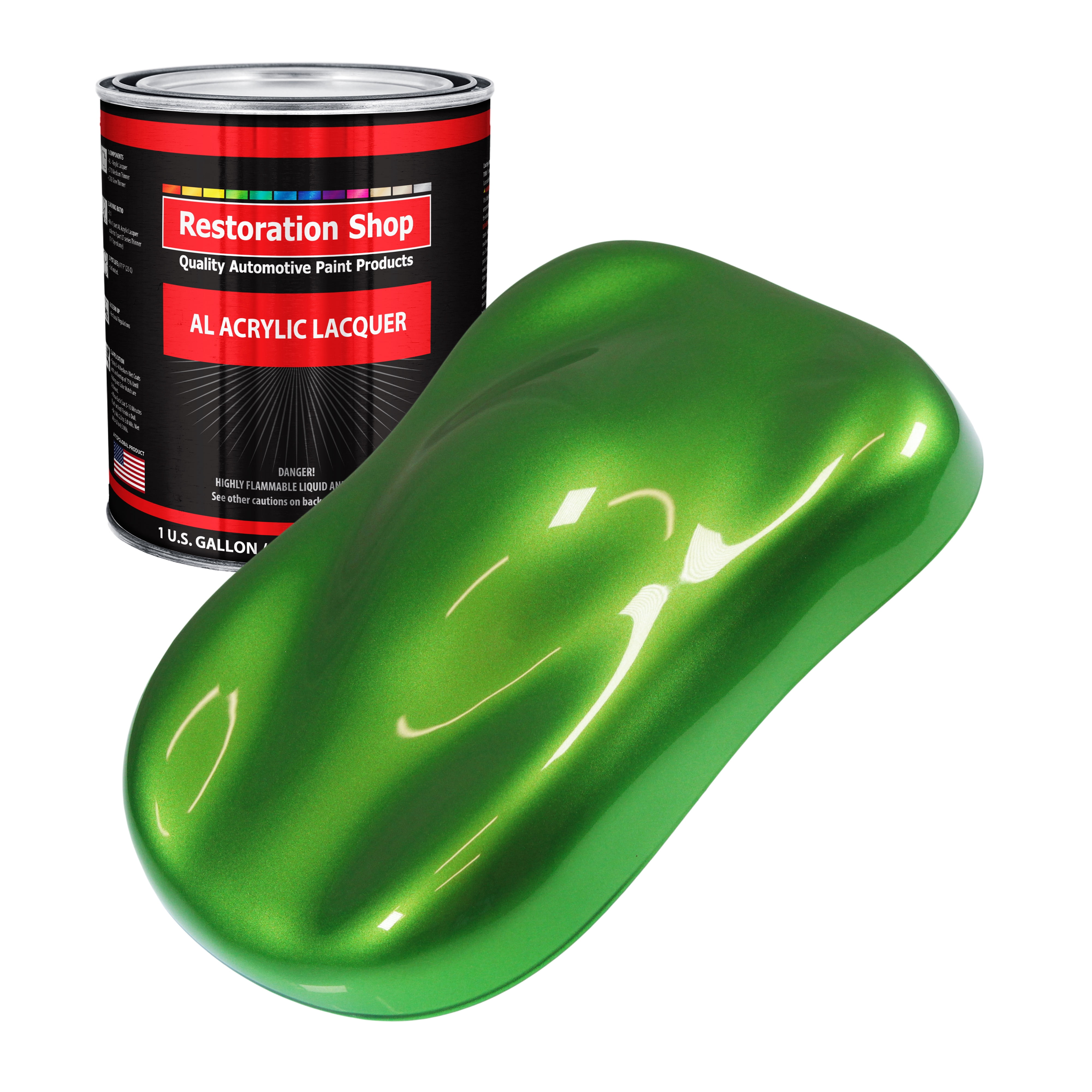 Restoration Shop Camero Synergy Green Metallic Acrylic Lacquer Auto ...
