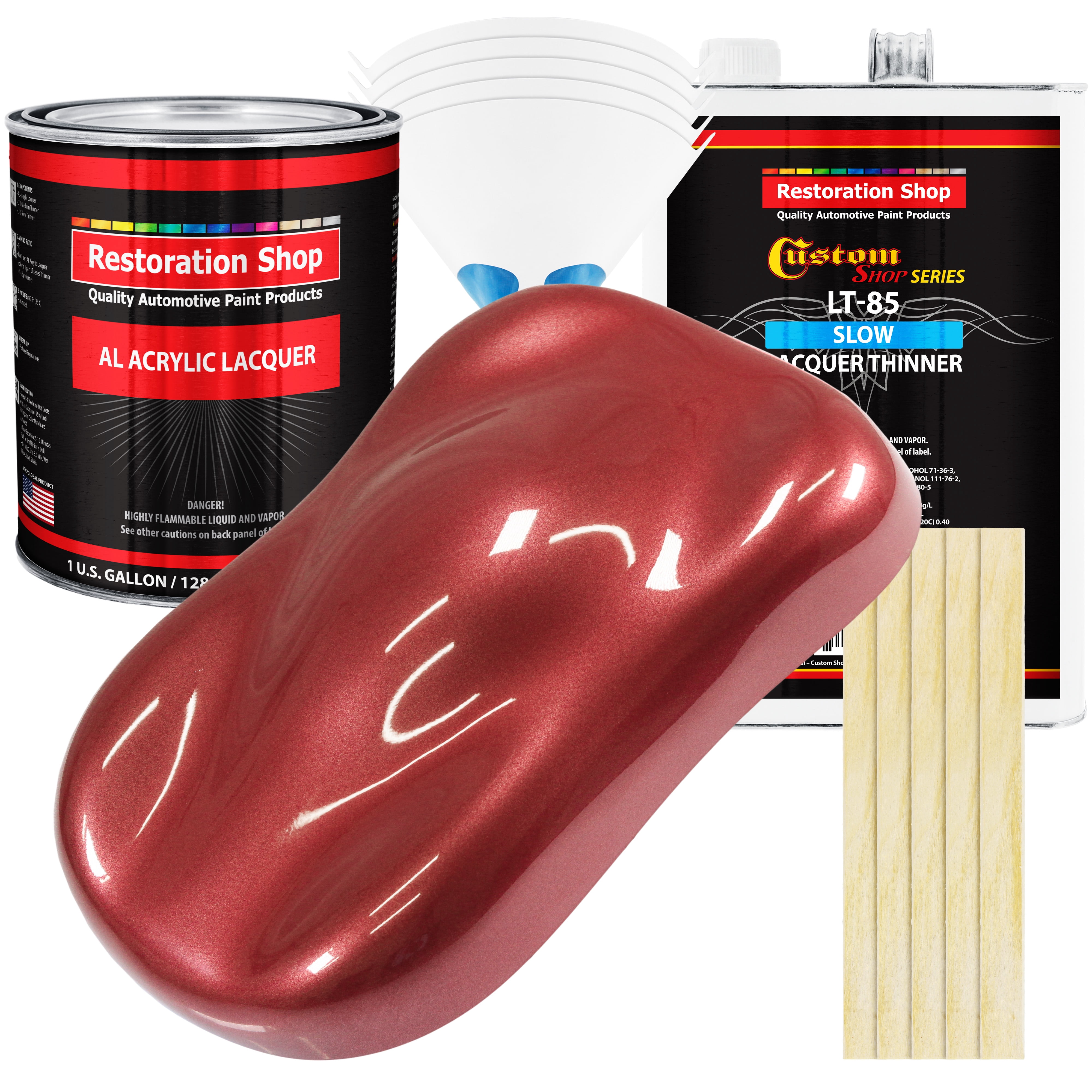 Restoration Shop - Candy Apple Red Metallic Acrylic Lacquer Auto Paint ...