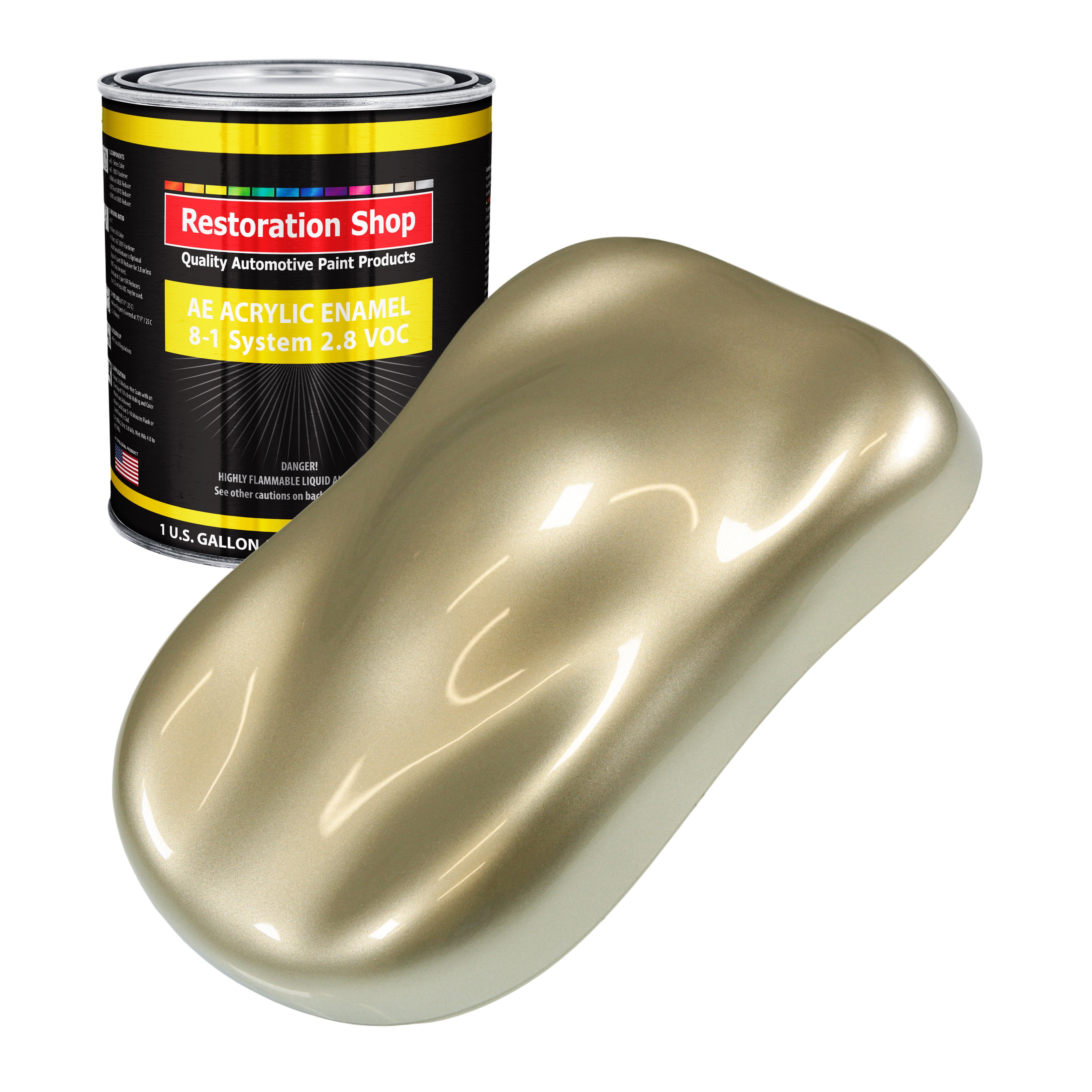 Restoration Shop Champagne Gold Metallic Acrylic Enamel Auto Paint ...
