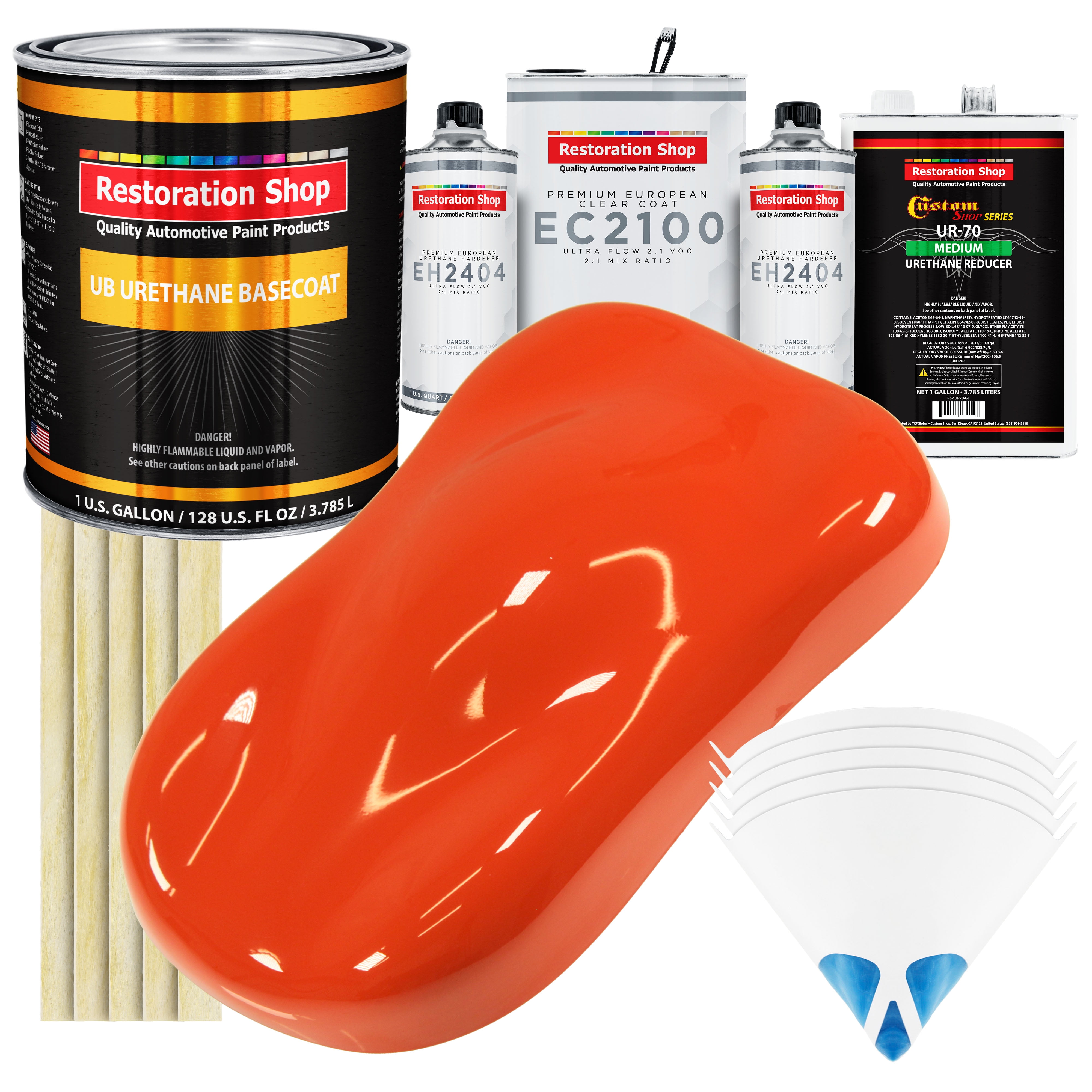 Restoration Shop - Charger Orange Urethane Basecoat with European ...