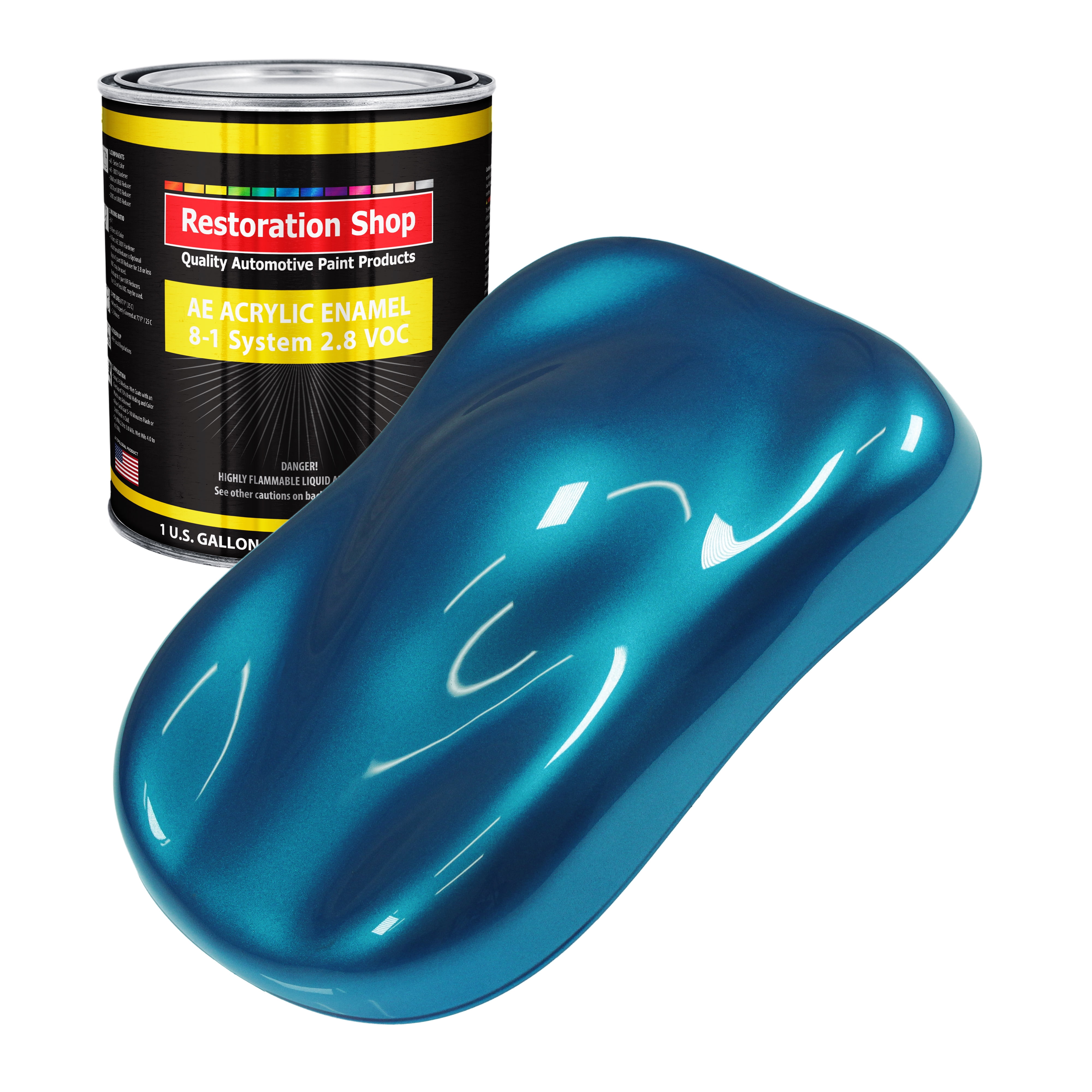 Restoration Shop Cobra Blue Metallic Acrylic Enamel Auto Paint - Gallon ...