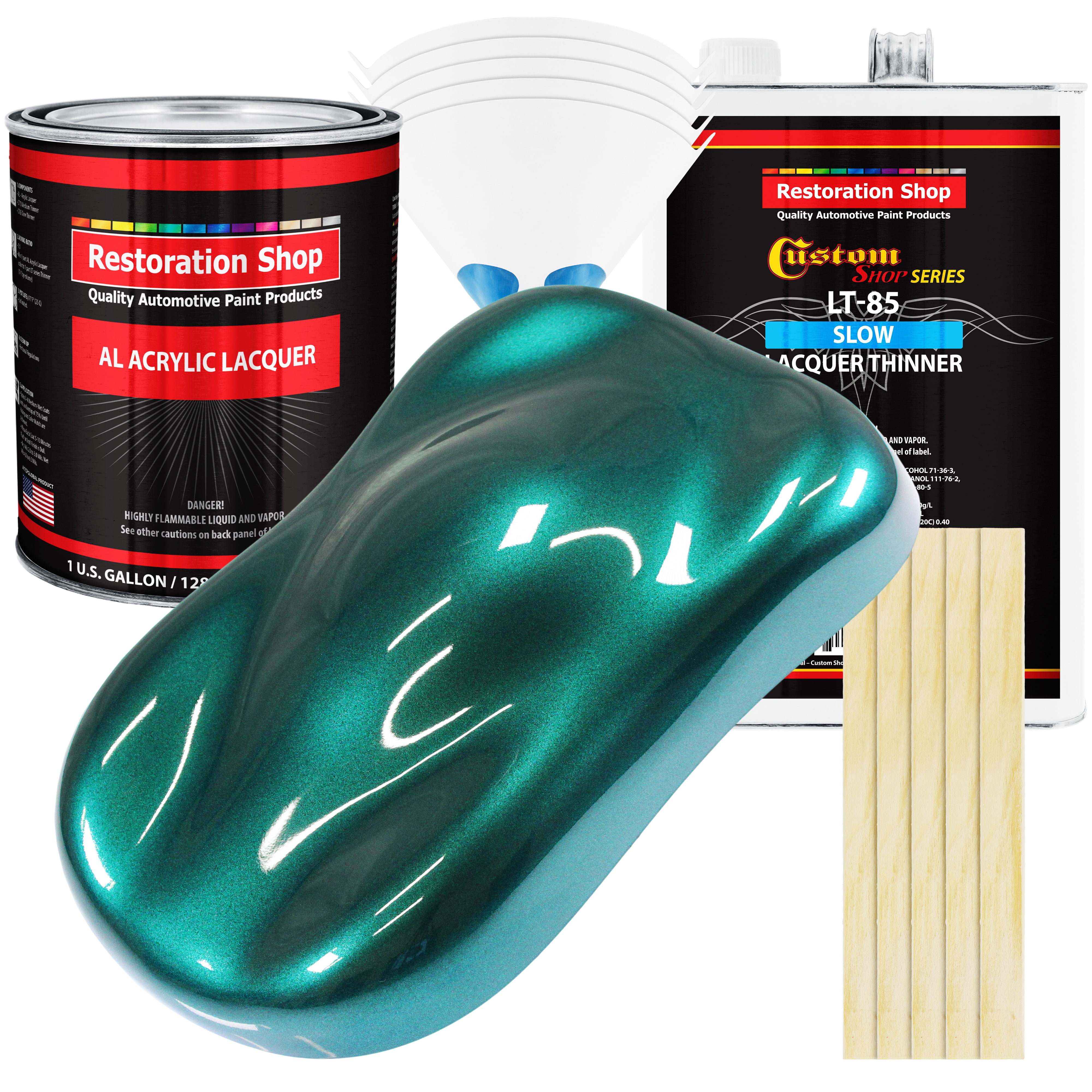 Restoration Shop - Dark Teal Metallic Acrylic Lacquer Auto Paint ...