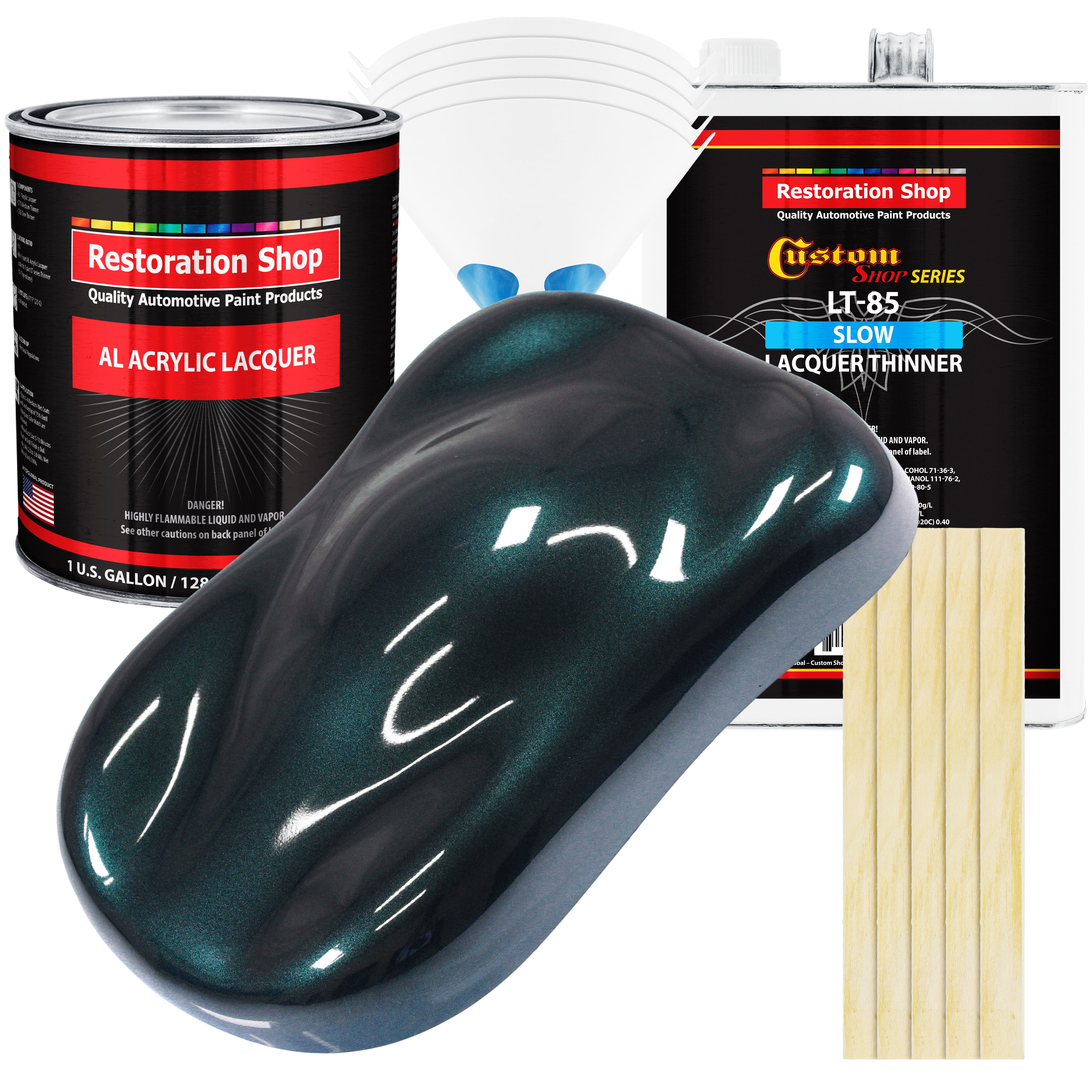 Restoration Shop - Dark Turquoise Metallic Acrylic Lacquer Auto Paint ...