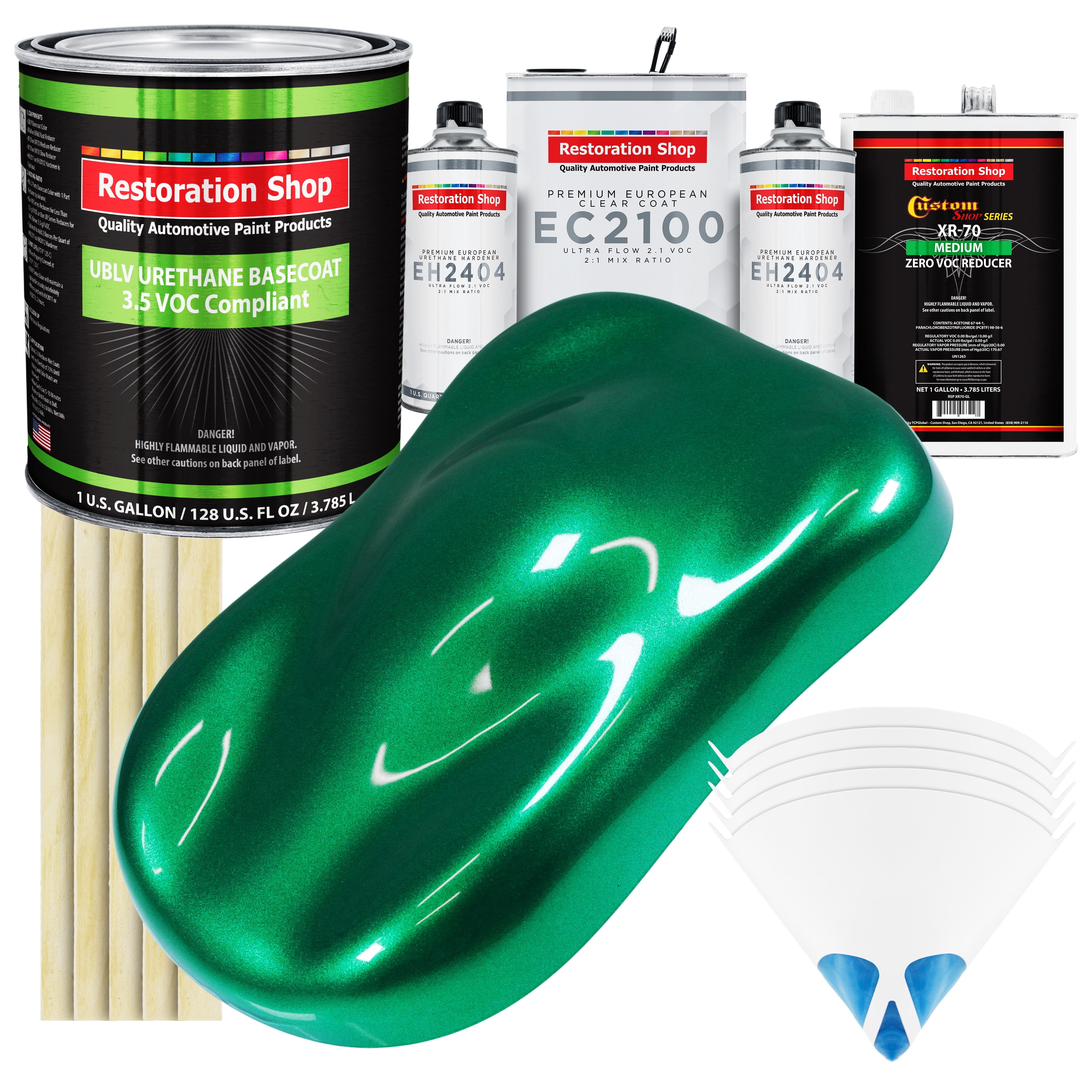 Restoration Shop - Emerald Green Metallic - Low V.O.C. Urethane ...