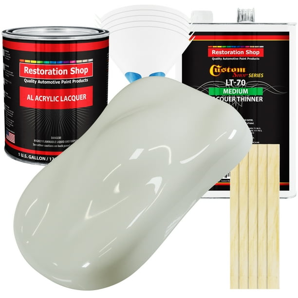 Restoration Shop - Ermine White Acrylic Lacquer Auto Paint - Complete ...