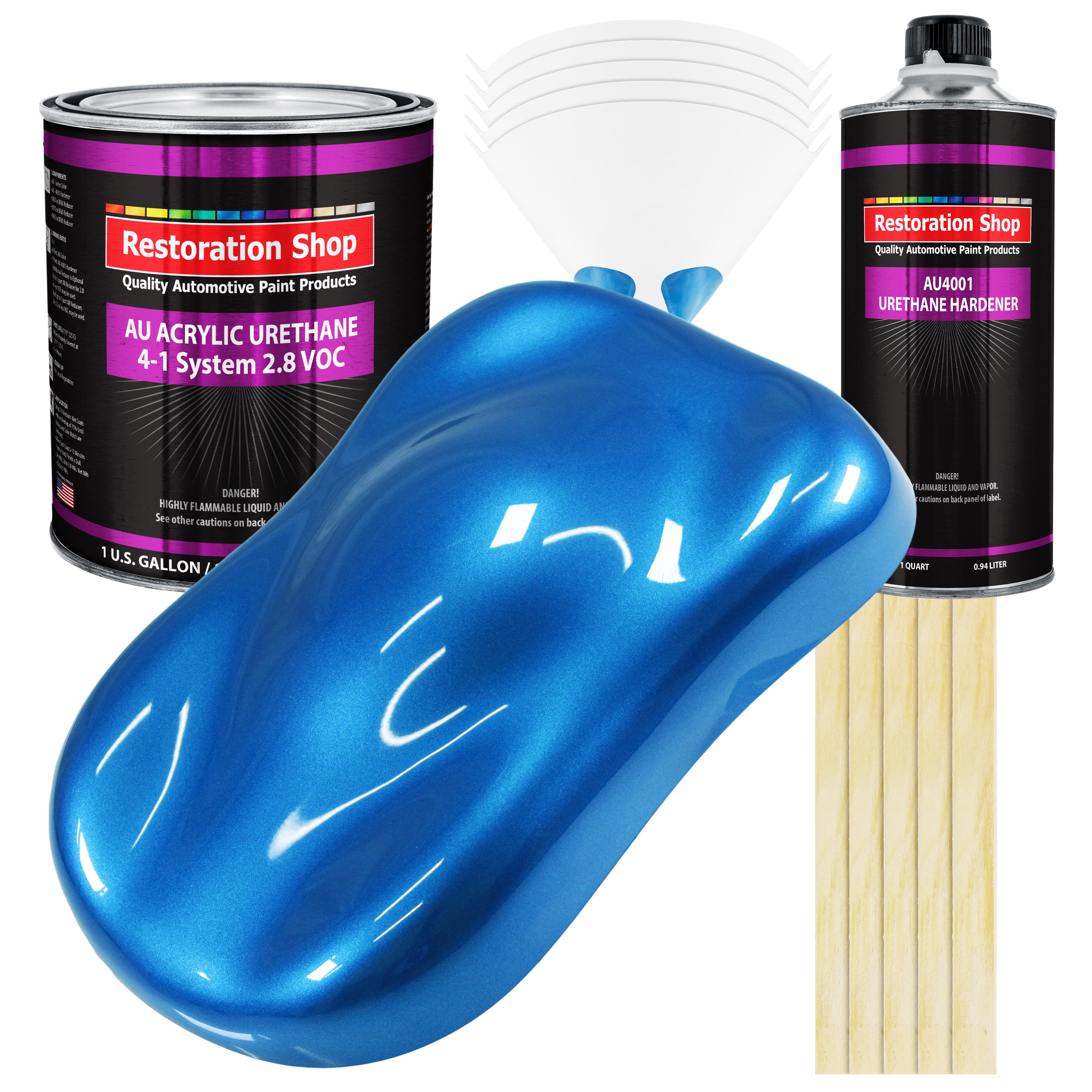 Eastwood Royal Blue Metallic Paint Royal Blue - Single Stage, Gallon ...