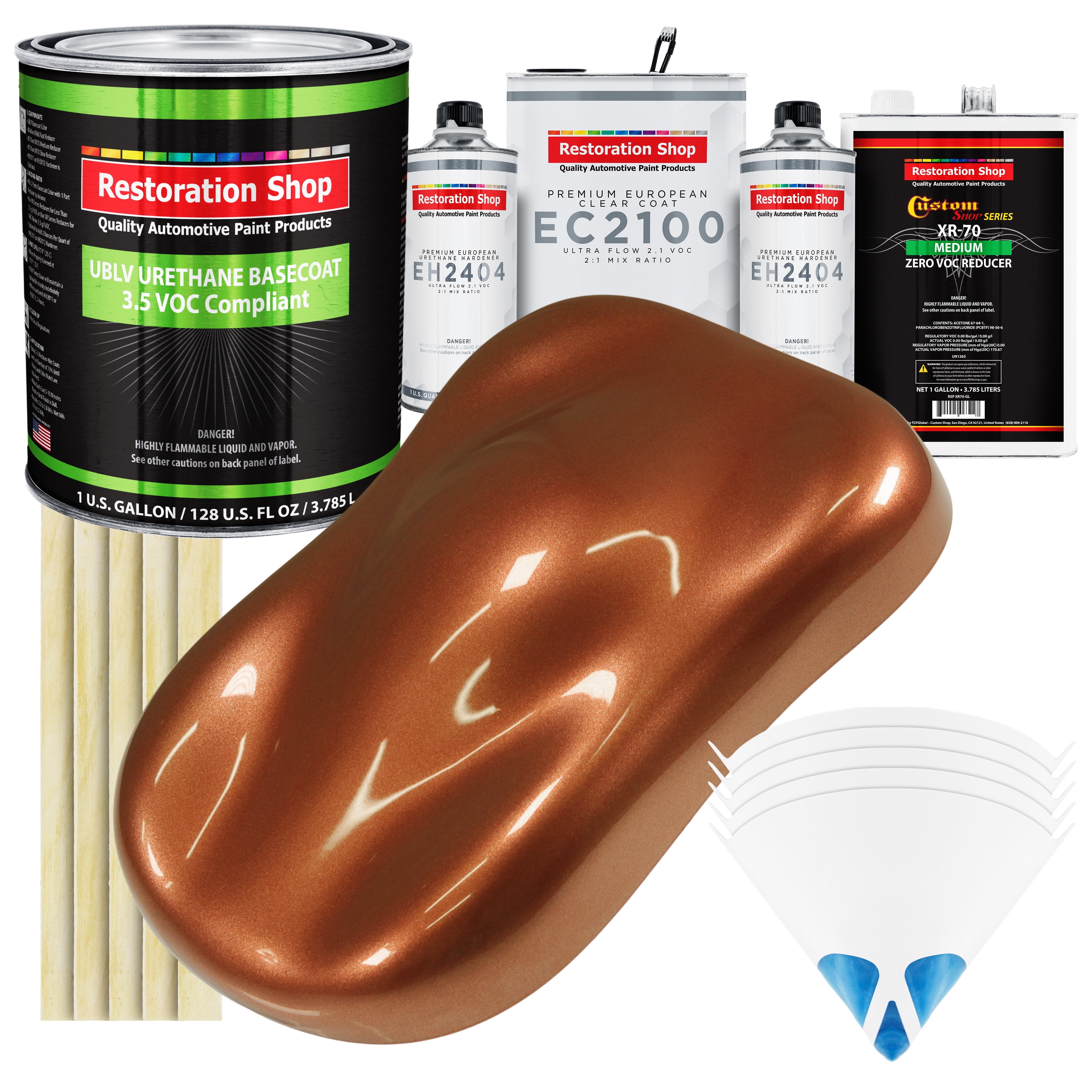 Restoration Shop - Firemist Copper - Low V.O.C. Urethane Basecoat with ...