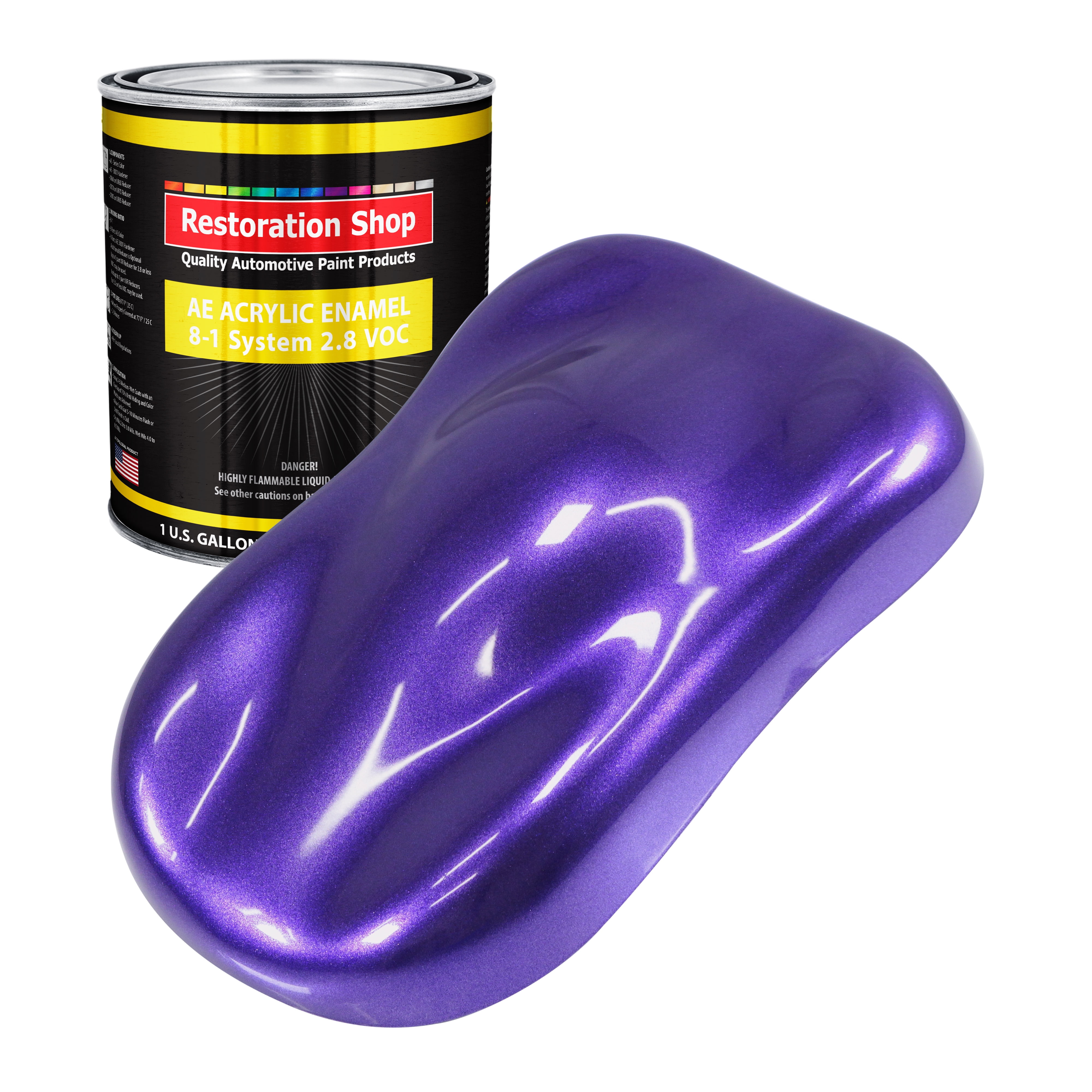 Restoration Shop Firemist Purple Acrylic Enamel Auto Paint - Gallon ...