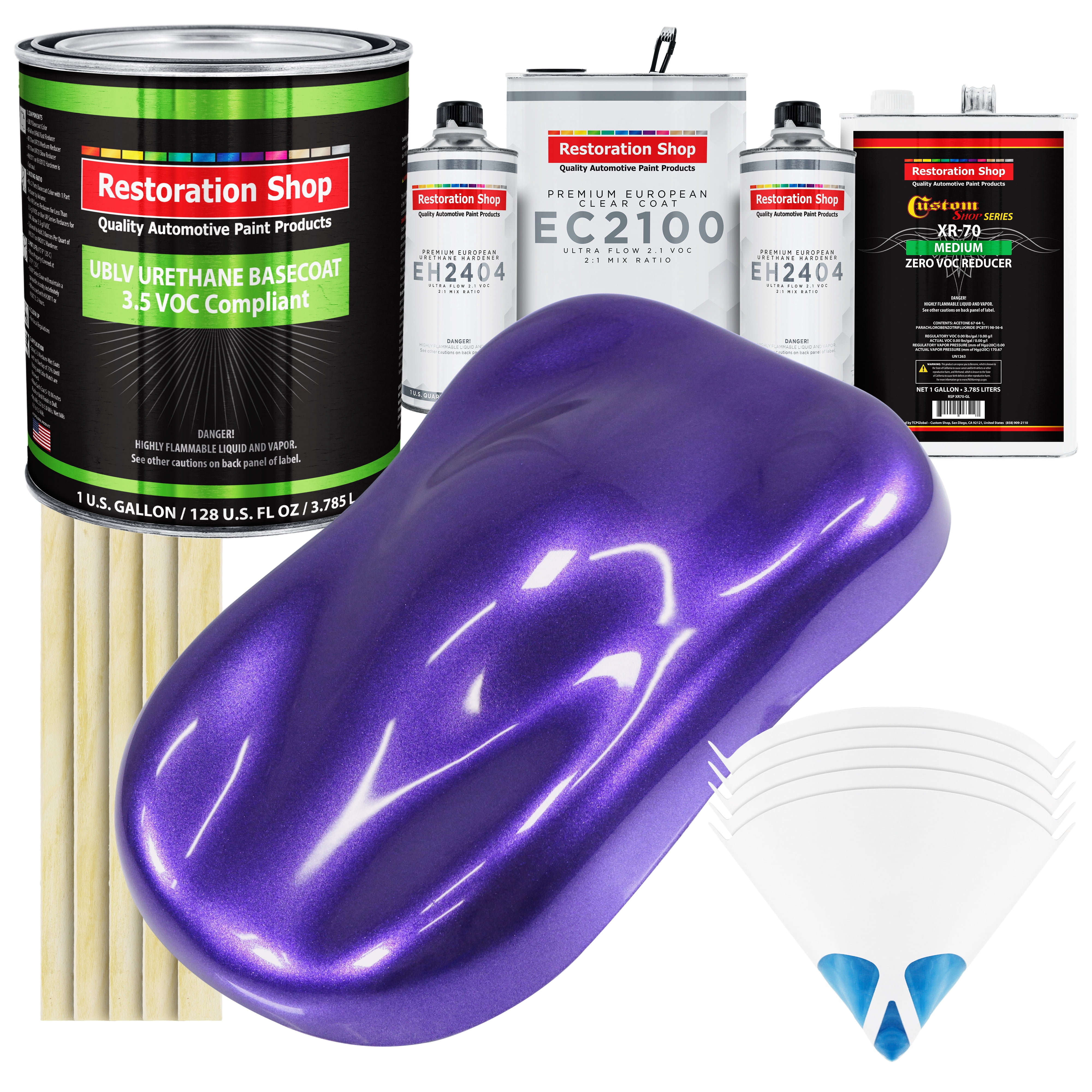 Restoration Shop - Firemist Purple - Low V.O.C. Urethane Basecoat with ...