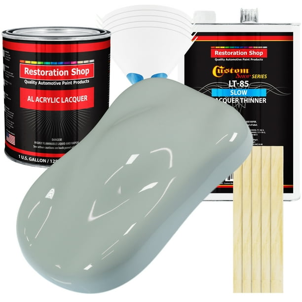 Restoration Shop - Fleet White Acrylic Lacquer Auto Paint - Complete ...