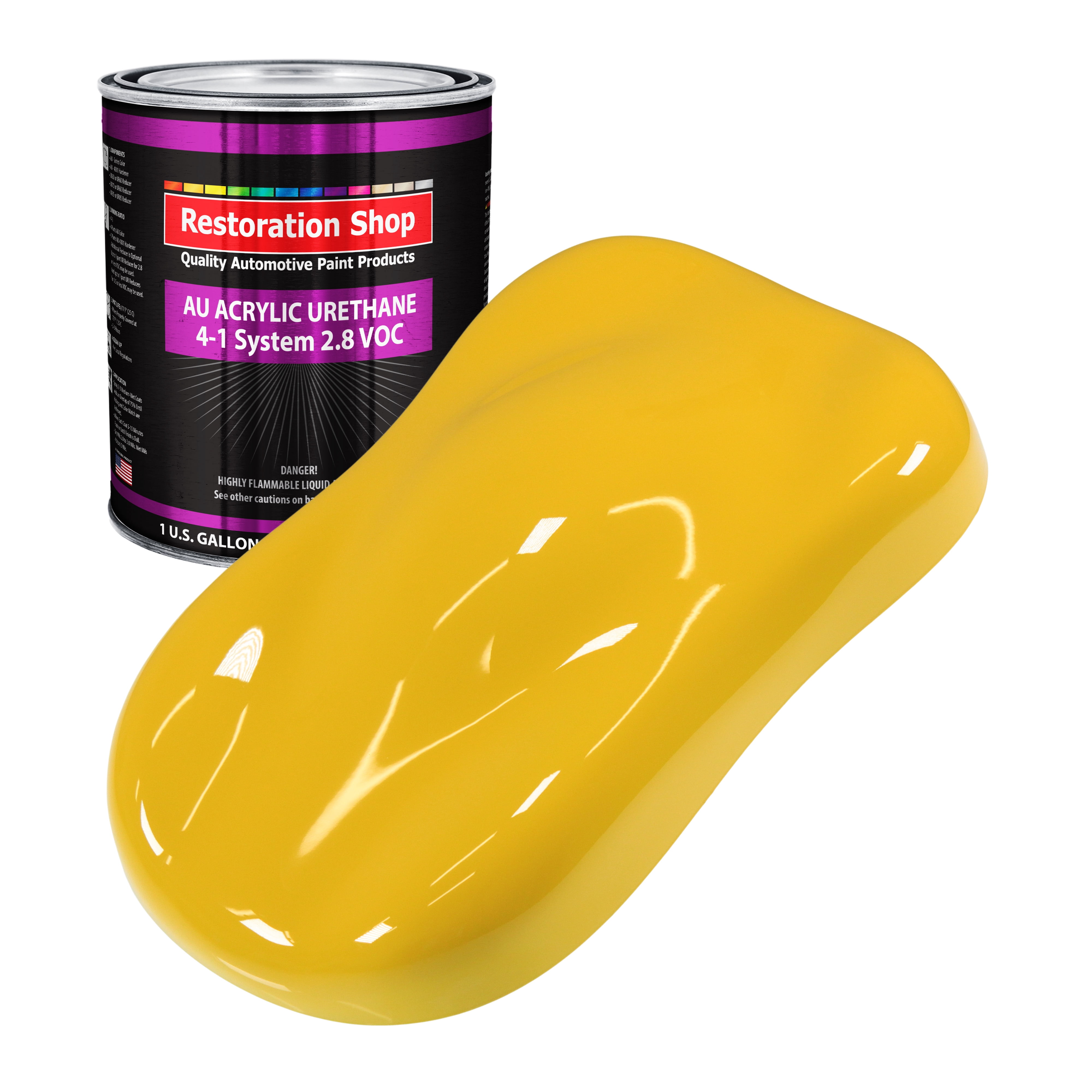 Restoration Shop Gm Daytona Yellow Acrylic Urethane Auto Paint - Gallon ...