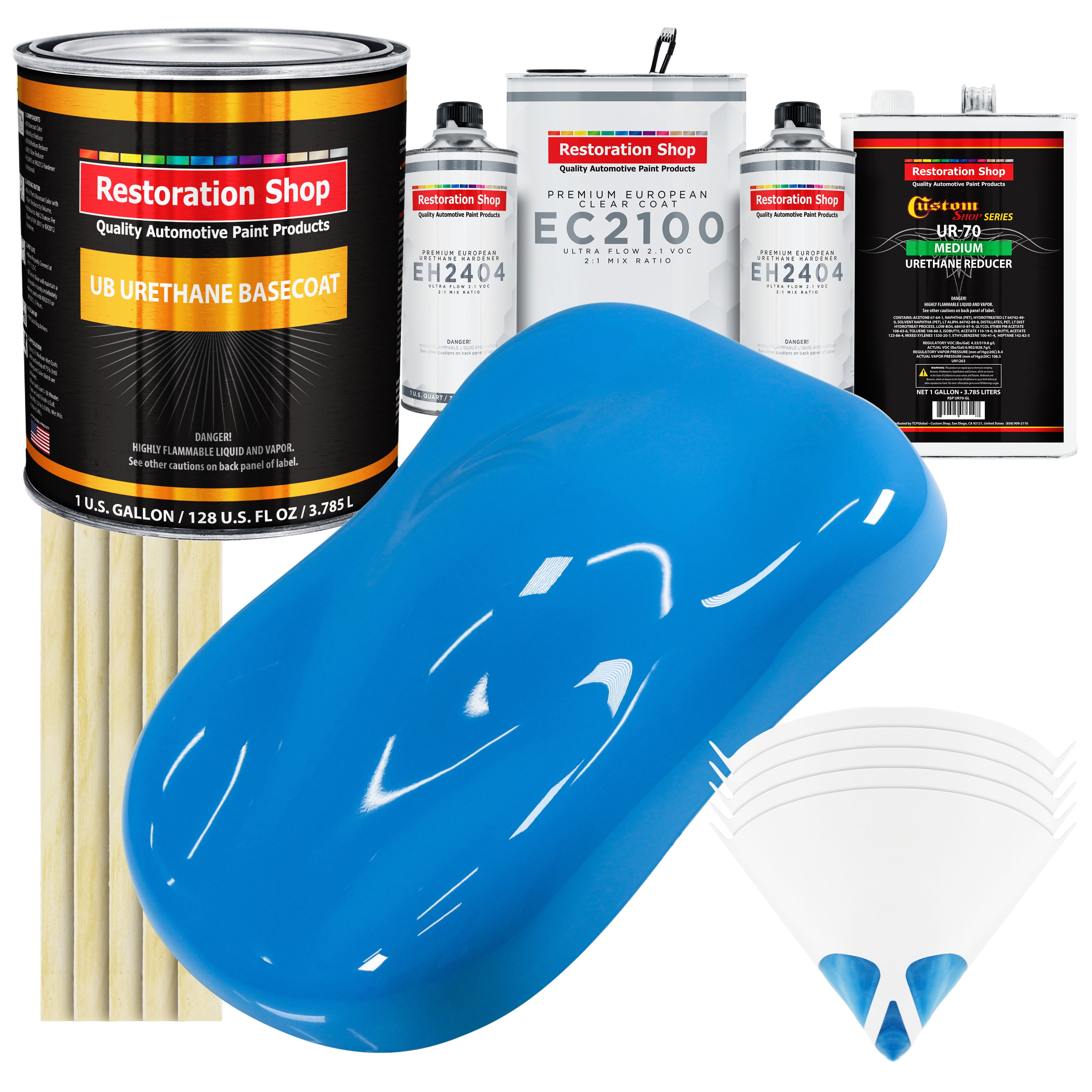 Restoration Shop - Grabber Blue Urethane Basecoat with European ...