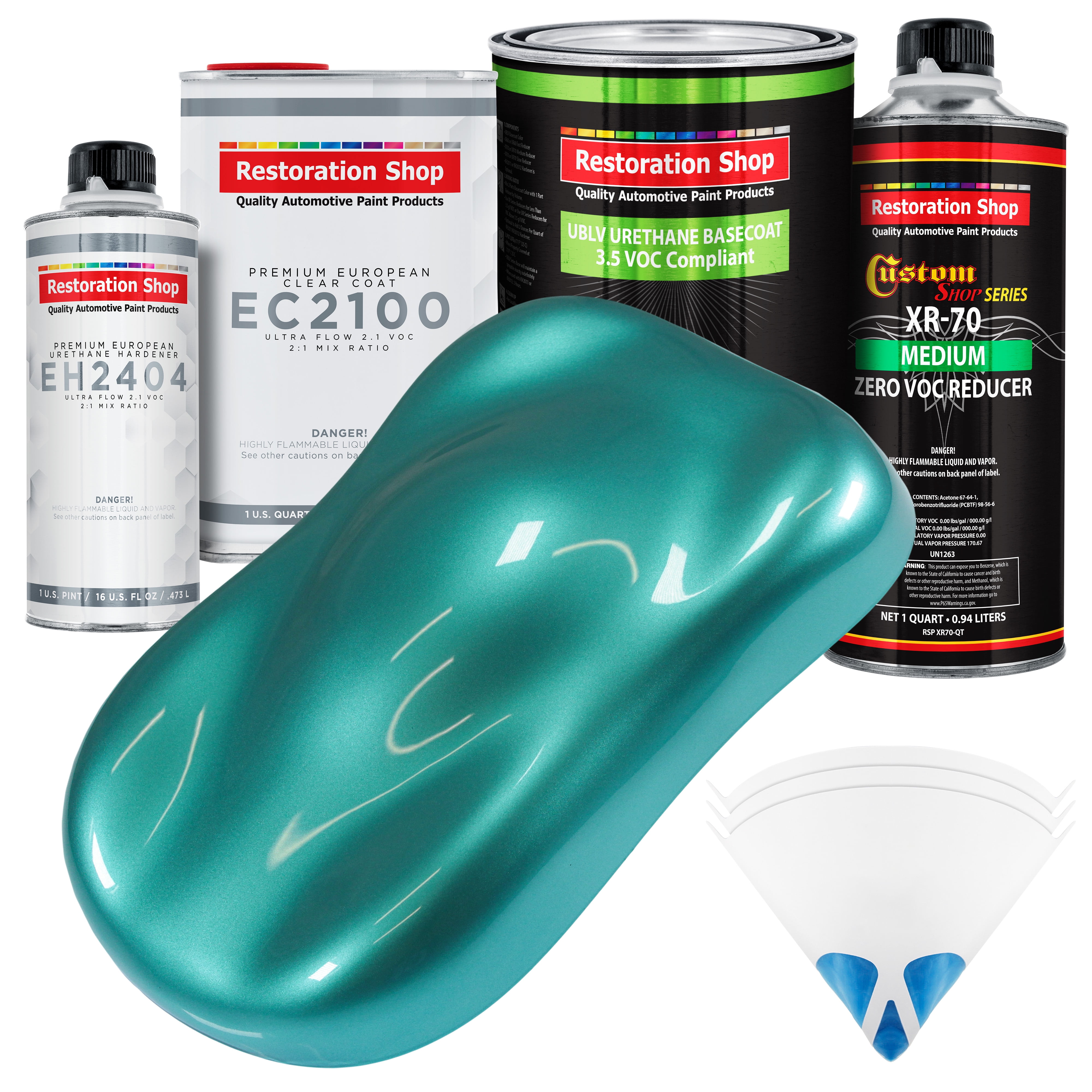 Restoration Shop - Gulfstream Aqua Metallic - Low V.O.C. Urethane ...