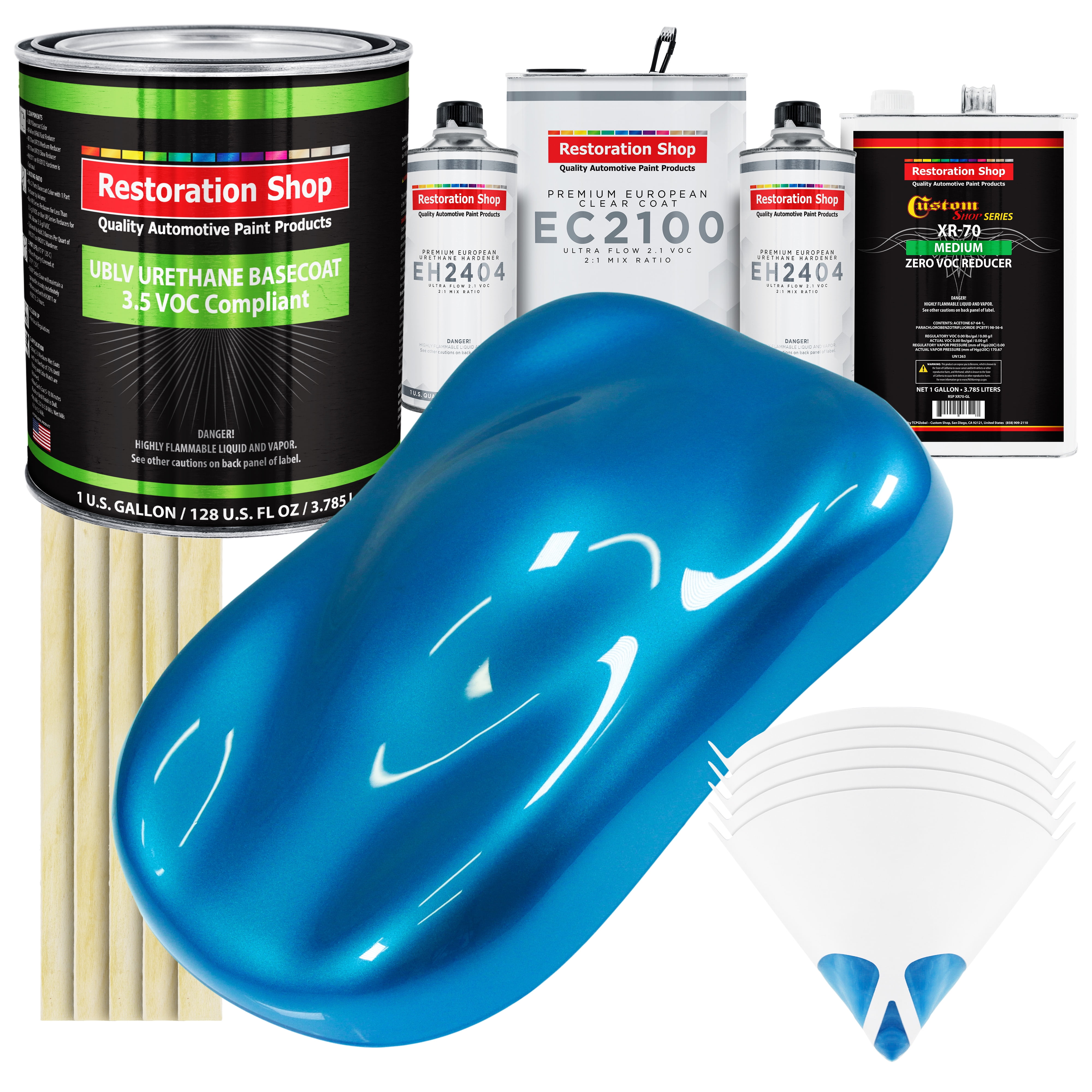 Restoration Shop - Intense Blue Metallic - Low V.O.C. Urethane Basecoat ...