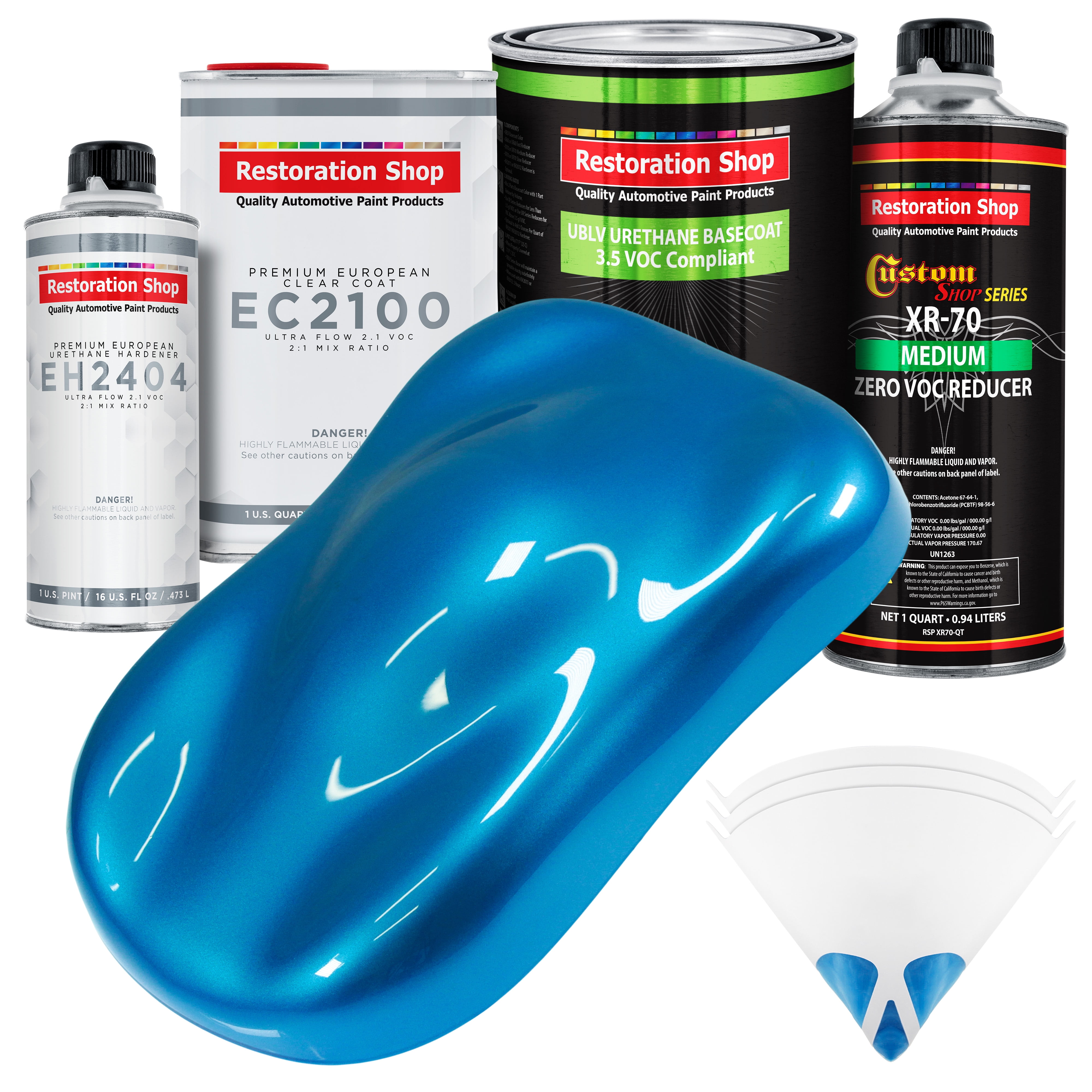 Restoration Shop - Intense Blue Metallic - Low V.O.C. Urethane Basecoat ...