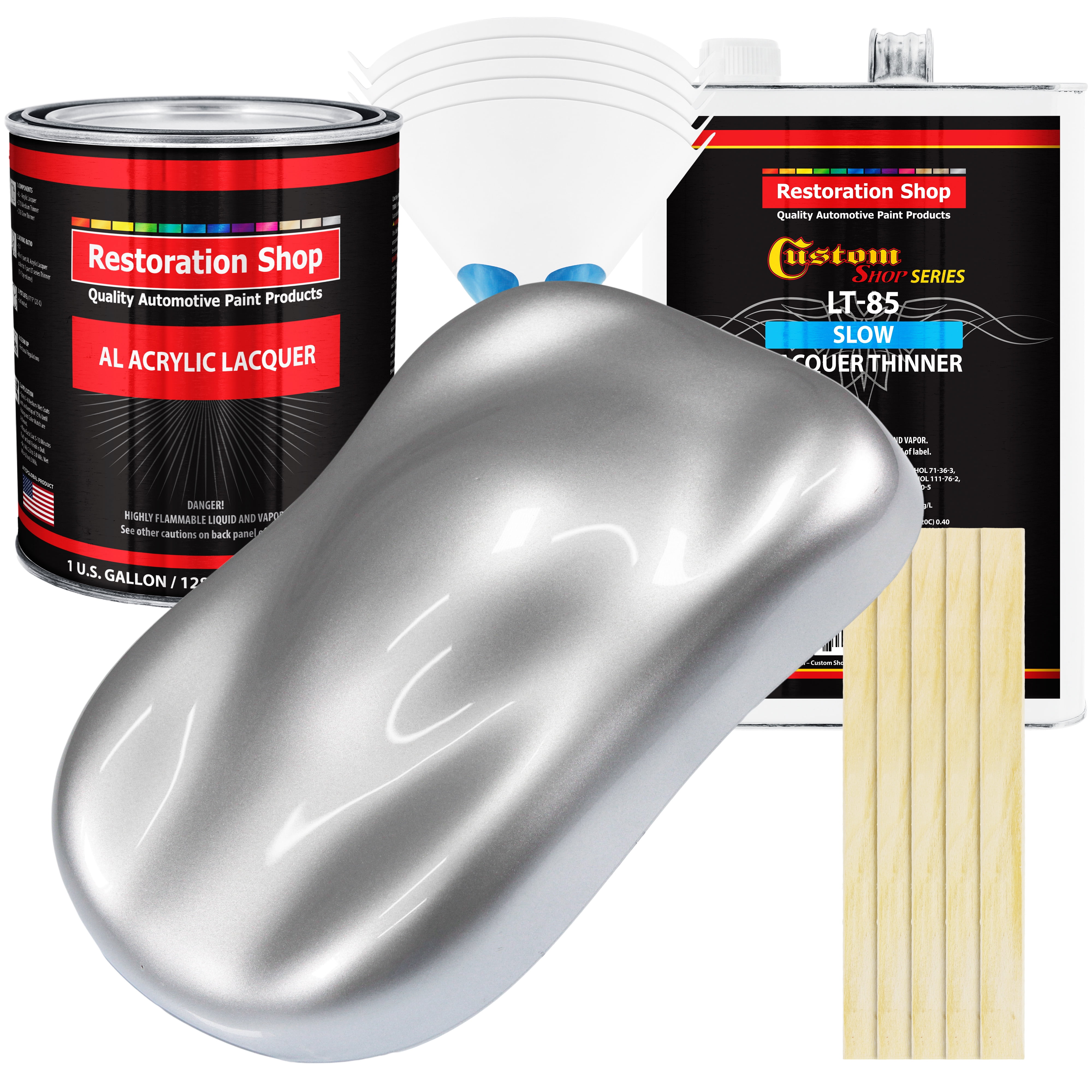Restoration Shop - Iridium Silver Metallic Acrylic Lacquer Auto Paint ...