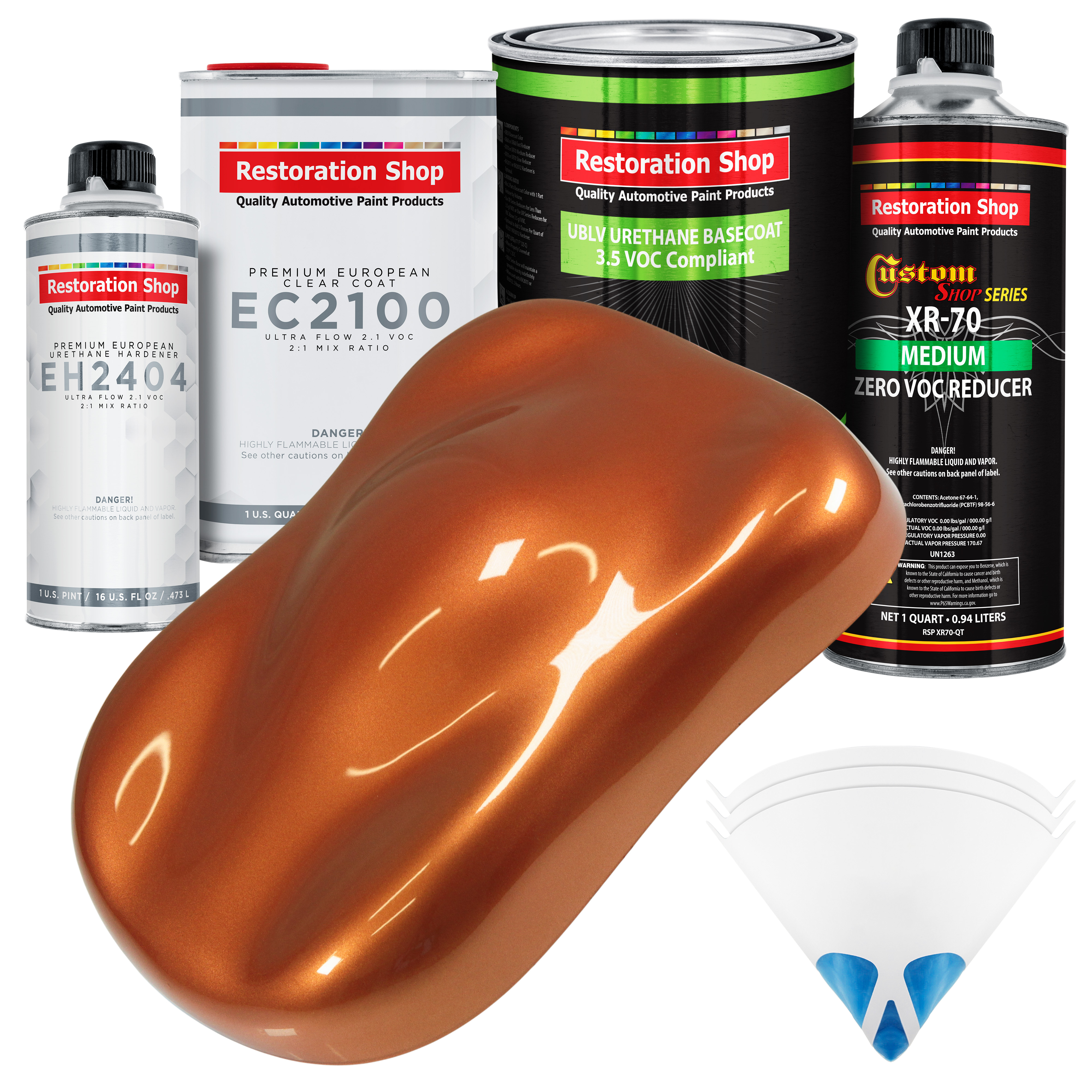 Restoration Shop - Malibu Sunset Orange Metallic - Low V.O.C. Urethane ...