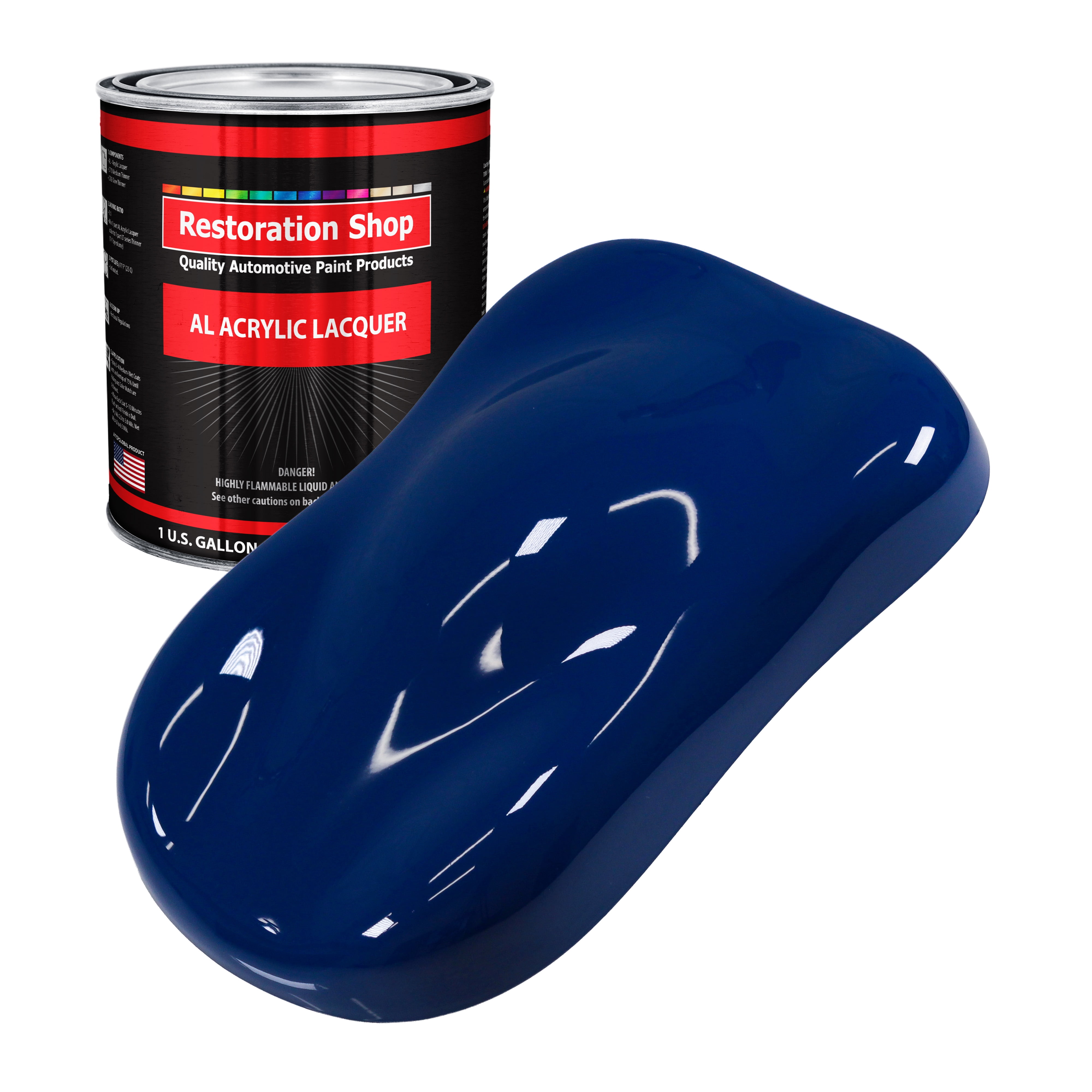 Restoration Shop - Marine Blue Acrylic Lacquer Auto Paint - Gallon ...