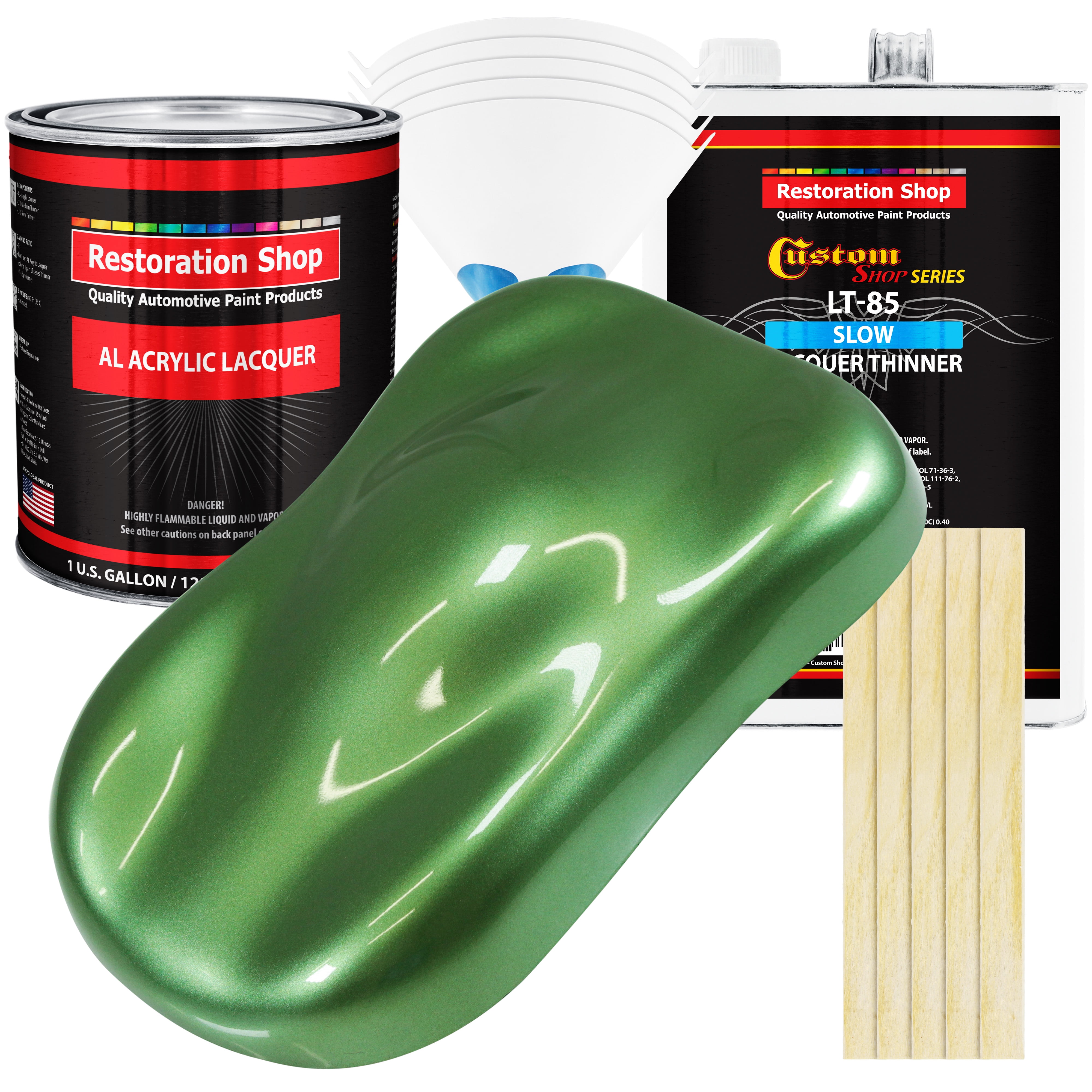 Restoration Shop - Medium Green Metallic Acrylic Lacquer Auto Paint ...
