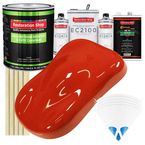 Restoration Shop - Monza Red - Low V.O.C. Urethane Basecoat with ...