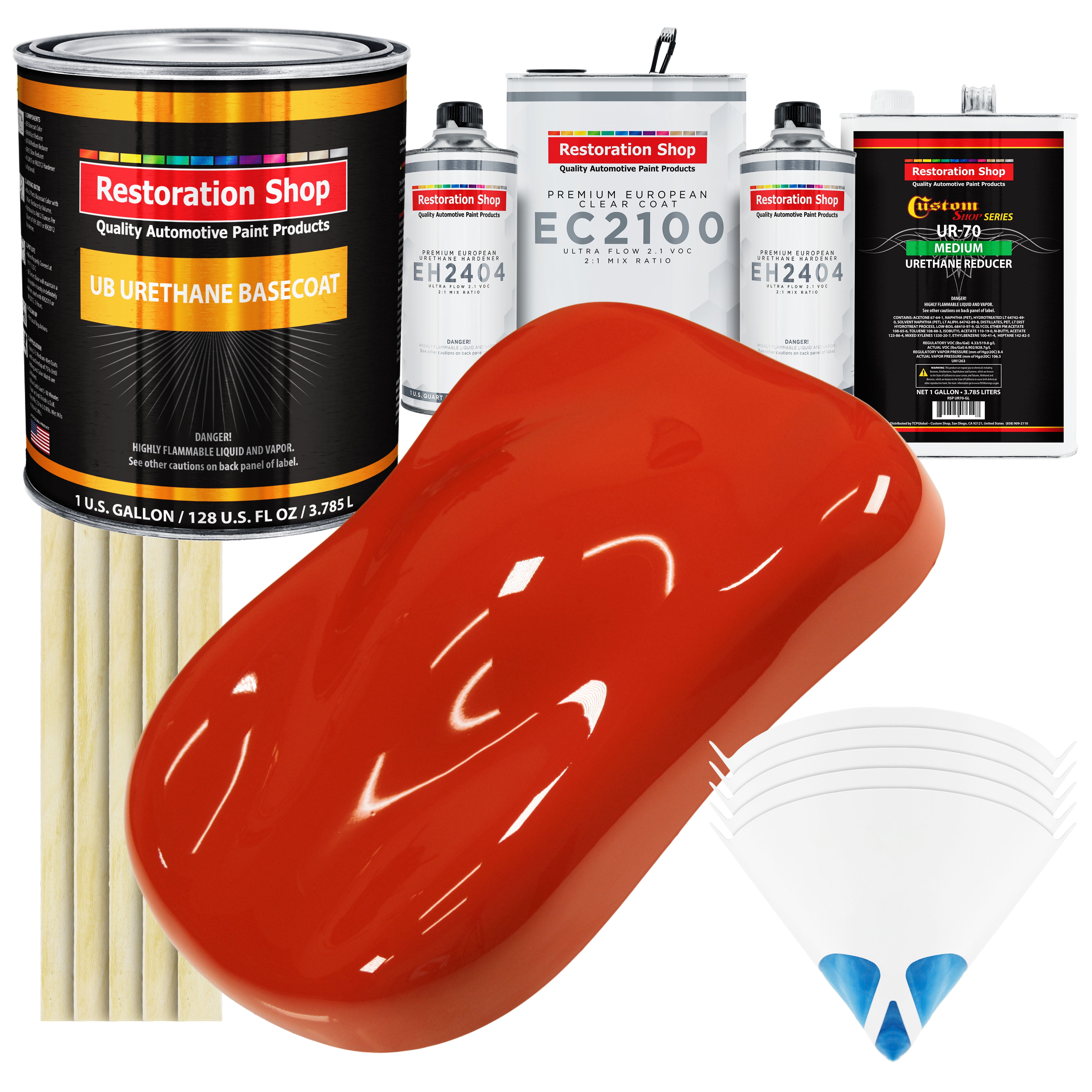 Restoration Shop - Monza Red Urethane Basecoat with European Clearcoat ...