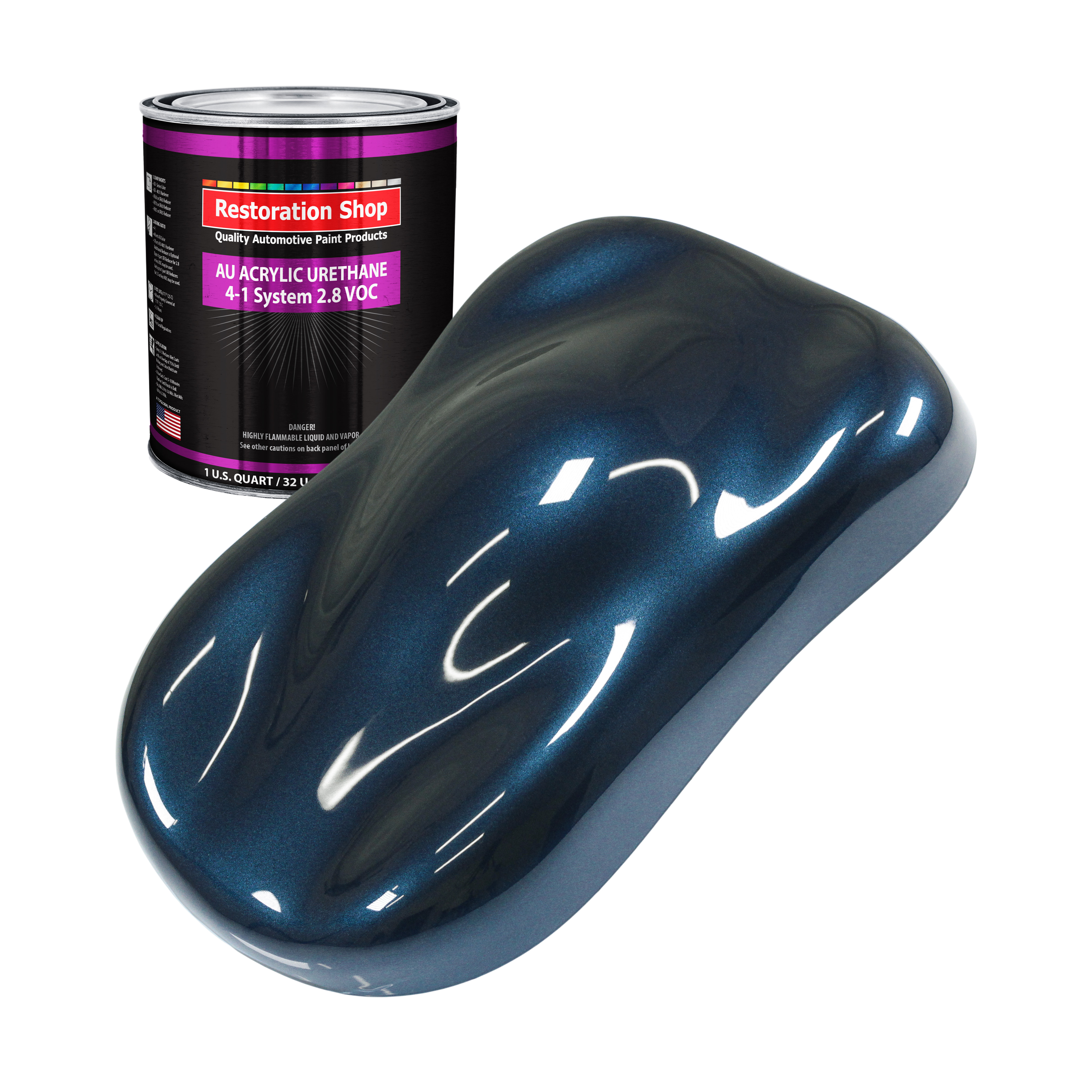 Restoration Shop Moonlight Drive Blue Met. Acrylic Urethane Auto Paint ...