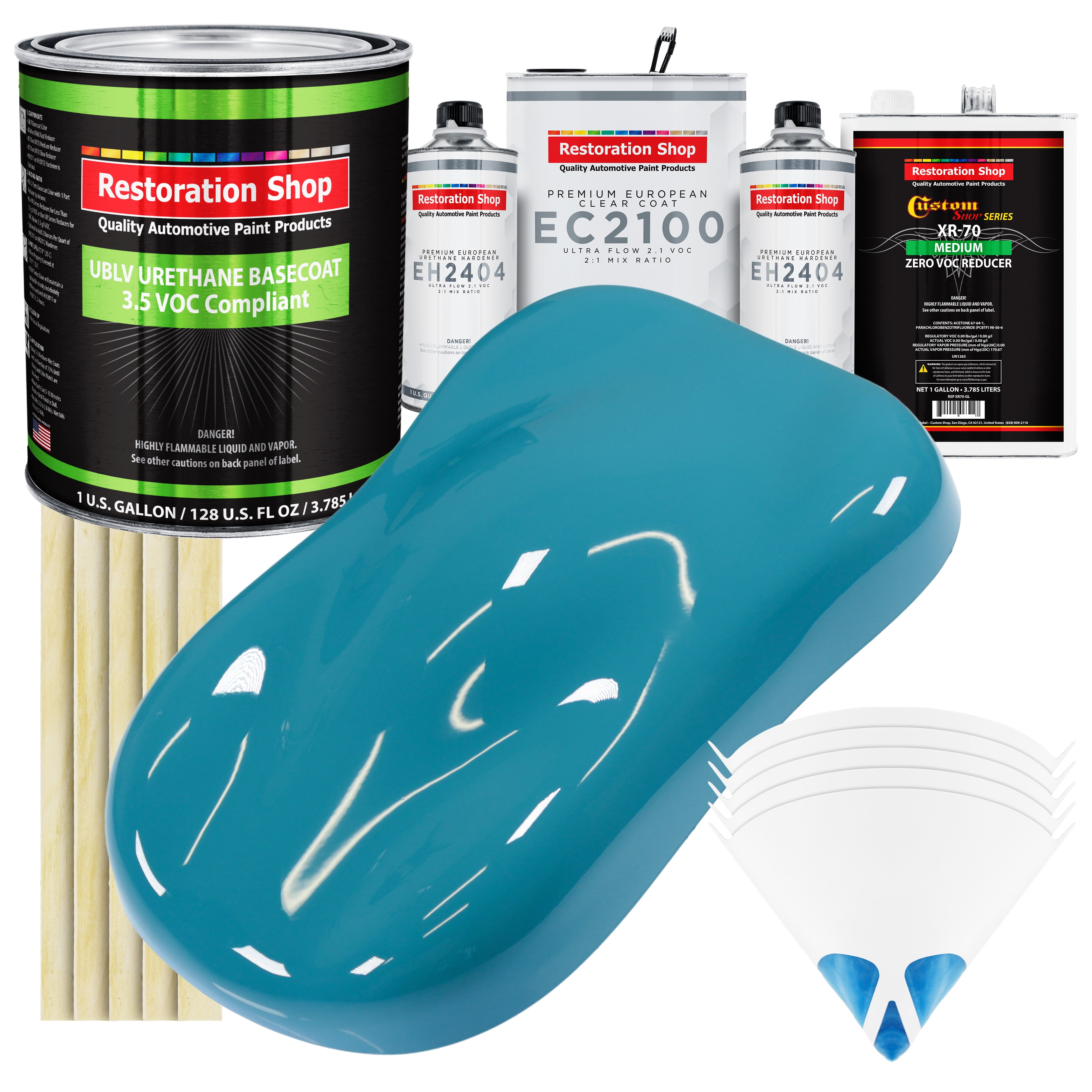 Restoration Shop - Petty Blue - Low V.O.C. Urethane Basecoat with ...