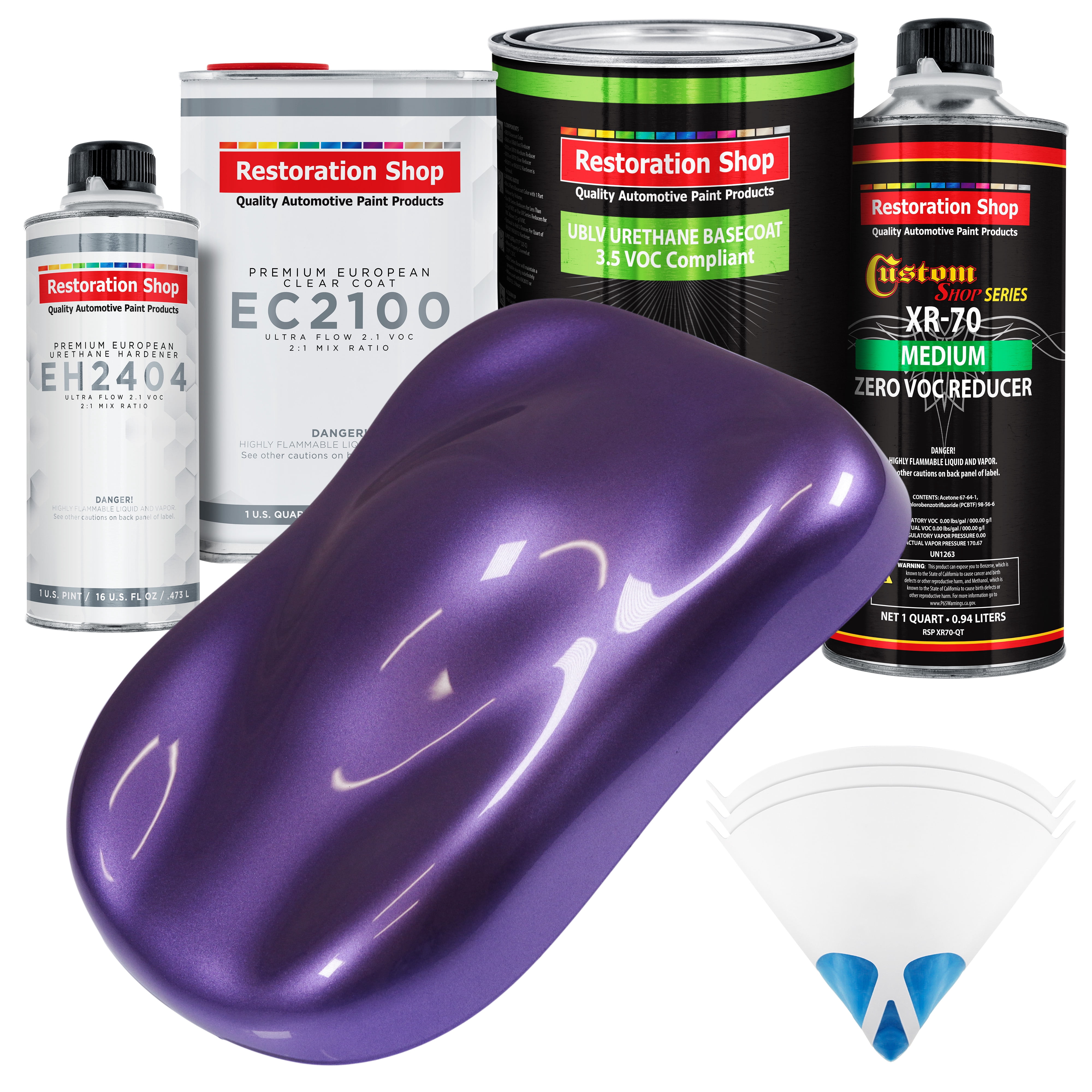 Restoration Shop - Plum Crazy Metallic - Low V.O.C. Urethane Basecoat ...