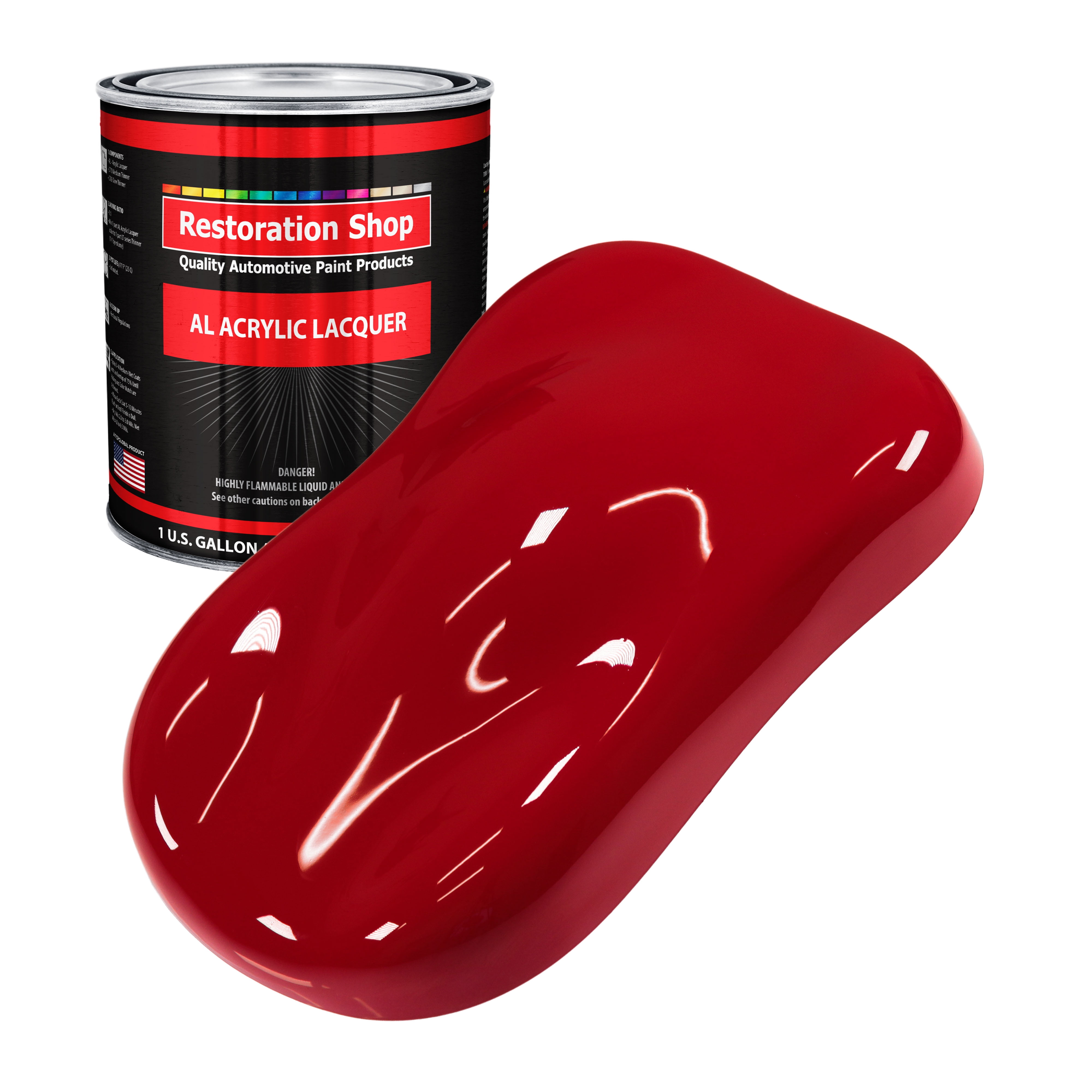 Restoration Shop - Quarter Mile Red Acrylic Lacquer Auto Paint - Gallon ...