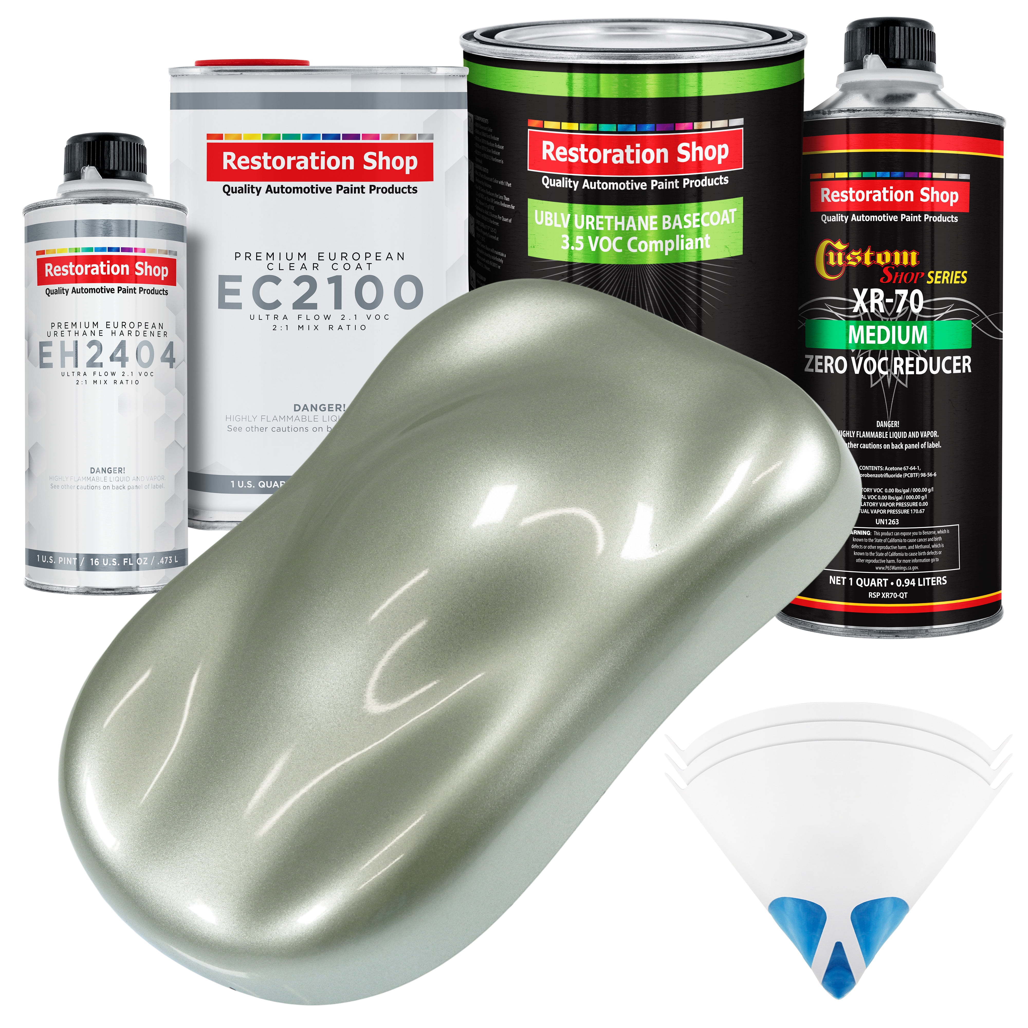 Restoration Shop - Sage Green Metallic - Low V.O.C. Urethane Basecoat ...