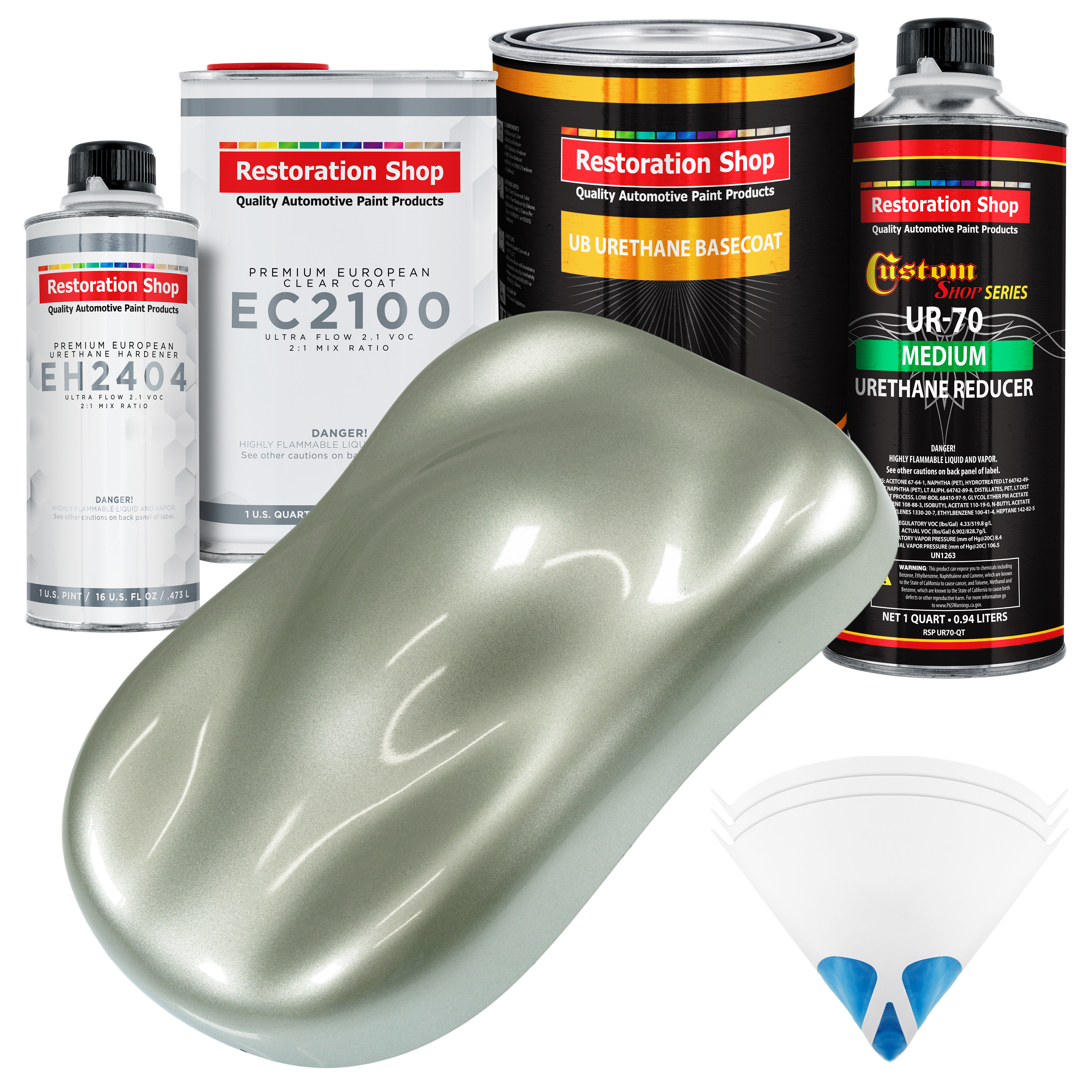 Restoration Shop - Sage Green Metallic Urethane Basecoat with European ...