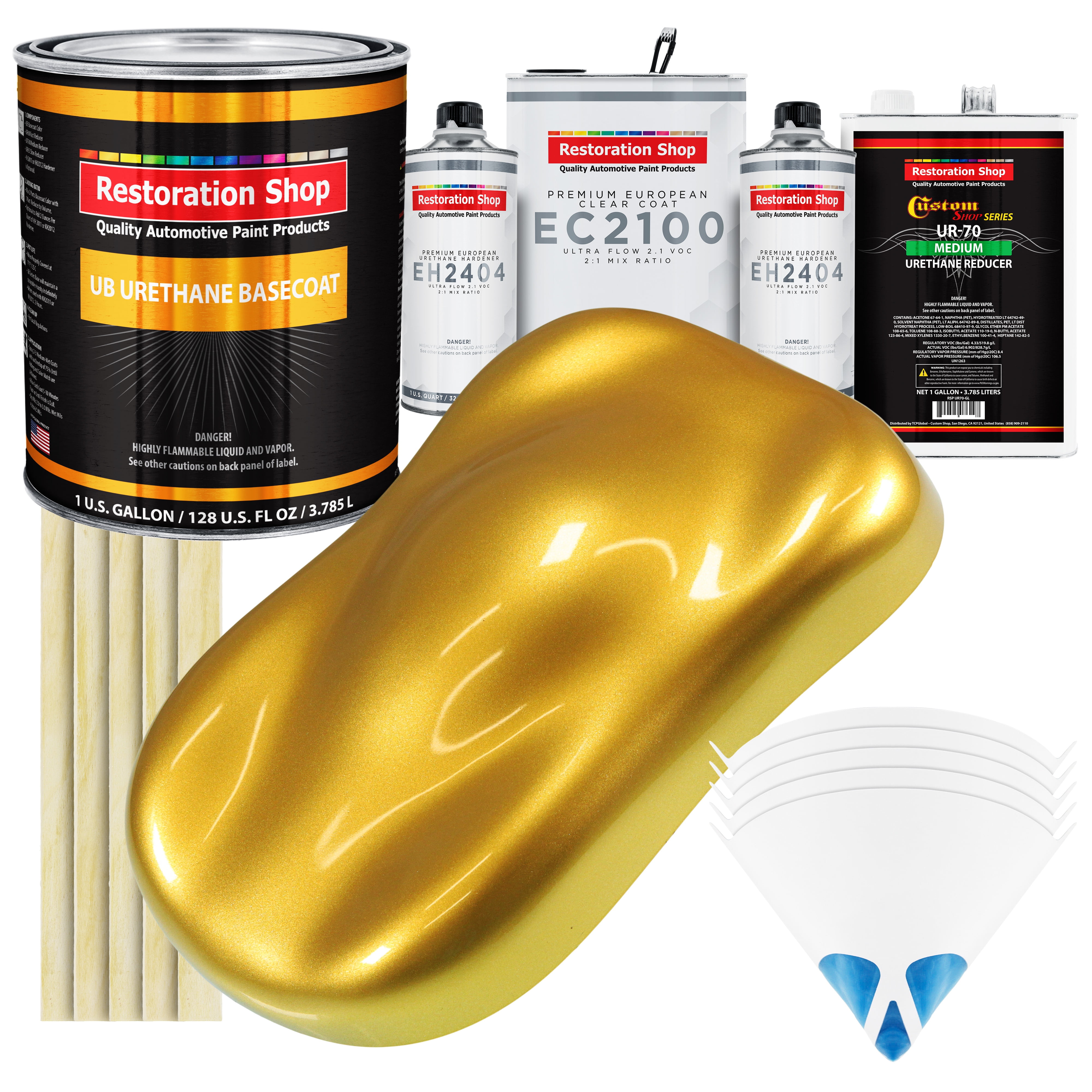 Restoration Shop - Saturn Gold Firemist Urethane Basecoat with European ...